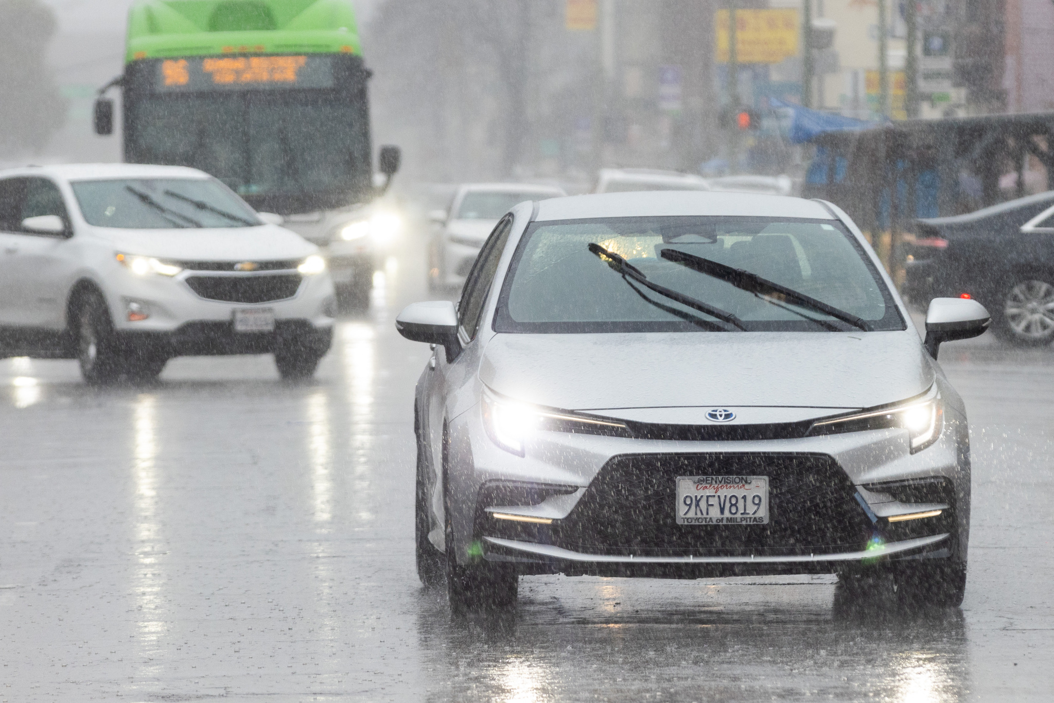 Here's how much rain hit California during widespread storm