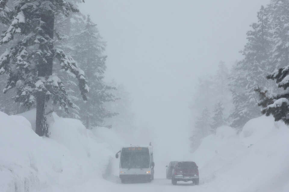 California winter storm cuts off vital Eastern Sierra route