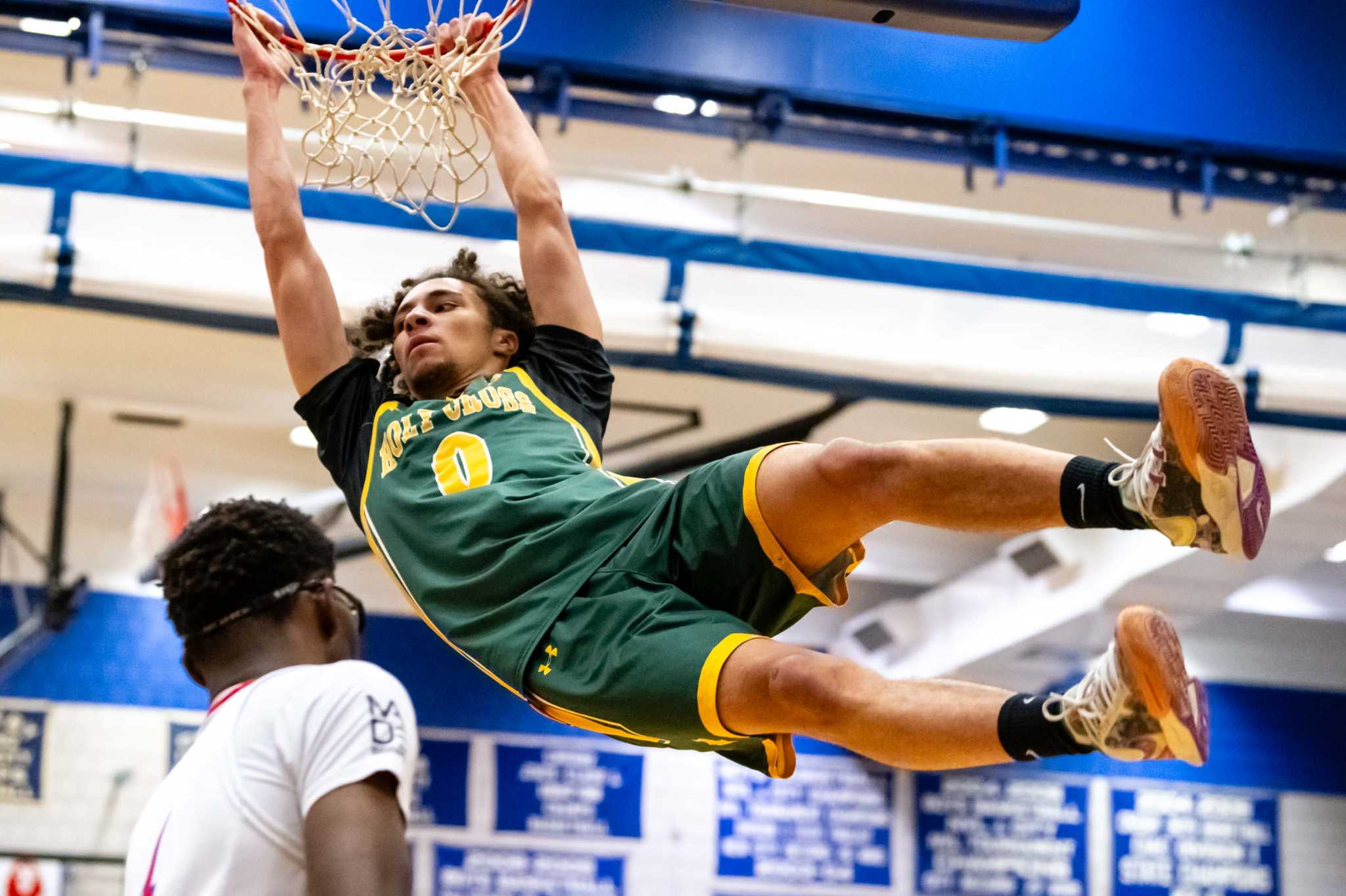 CCSU bound Elijah Parker scores in multiple ways for Holy Cross High