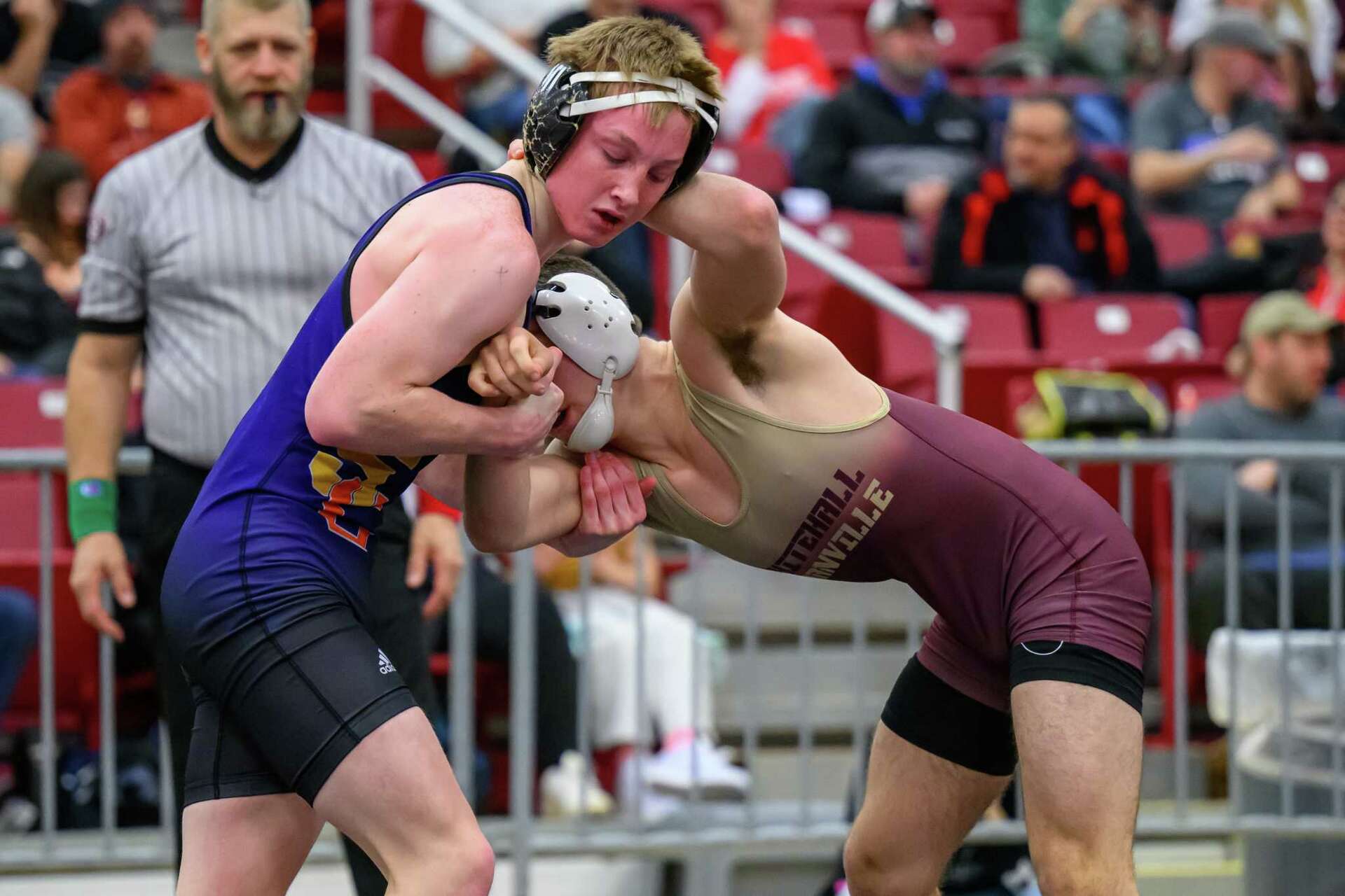 Gabe and Liam English each win Section II Division II wrestling titles