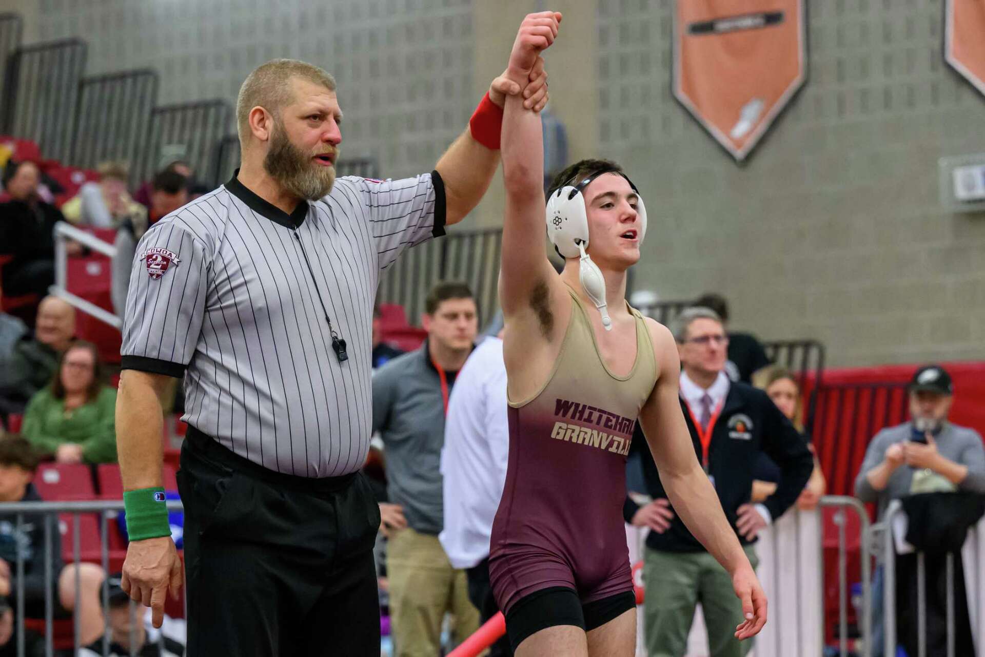 Gabe and Liam English each win Section II Division II wrestling titles