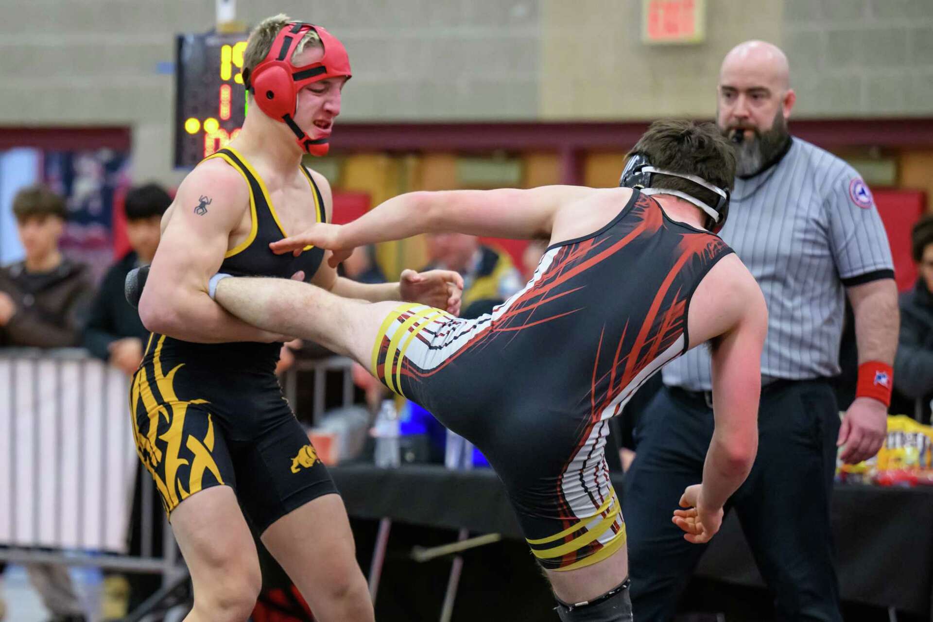 Gabe and Liam English each win Section II Division II wrestling titles