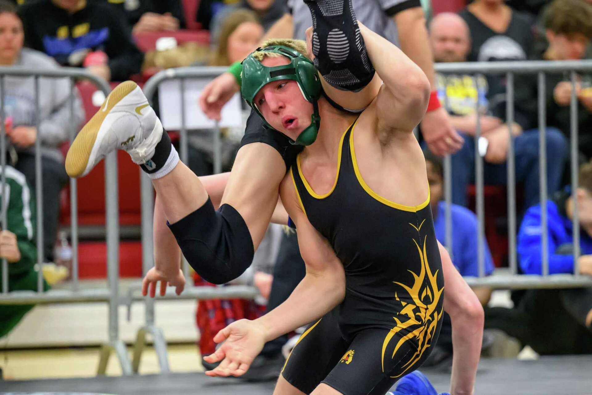 Gabe and Liam English each win Section II Division II wrestling titles