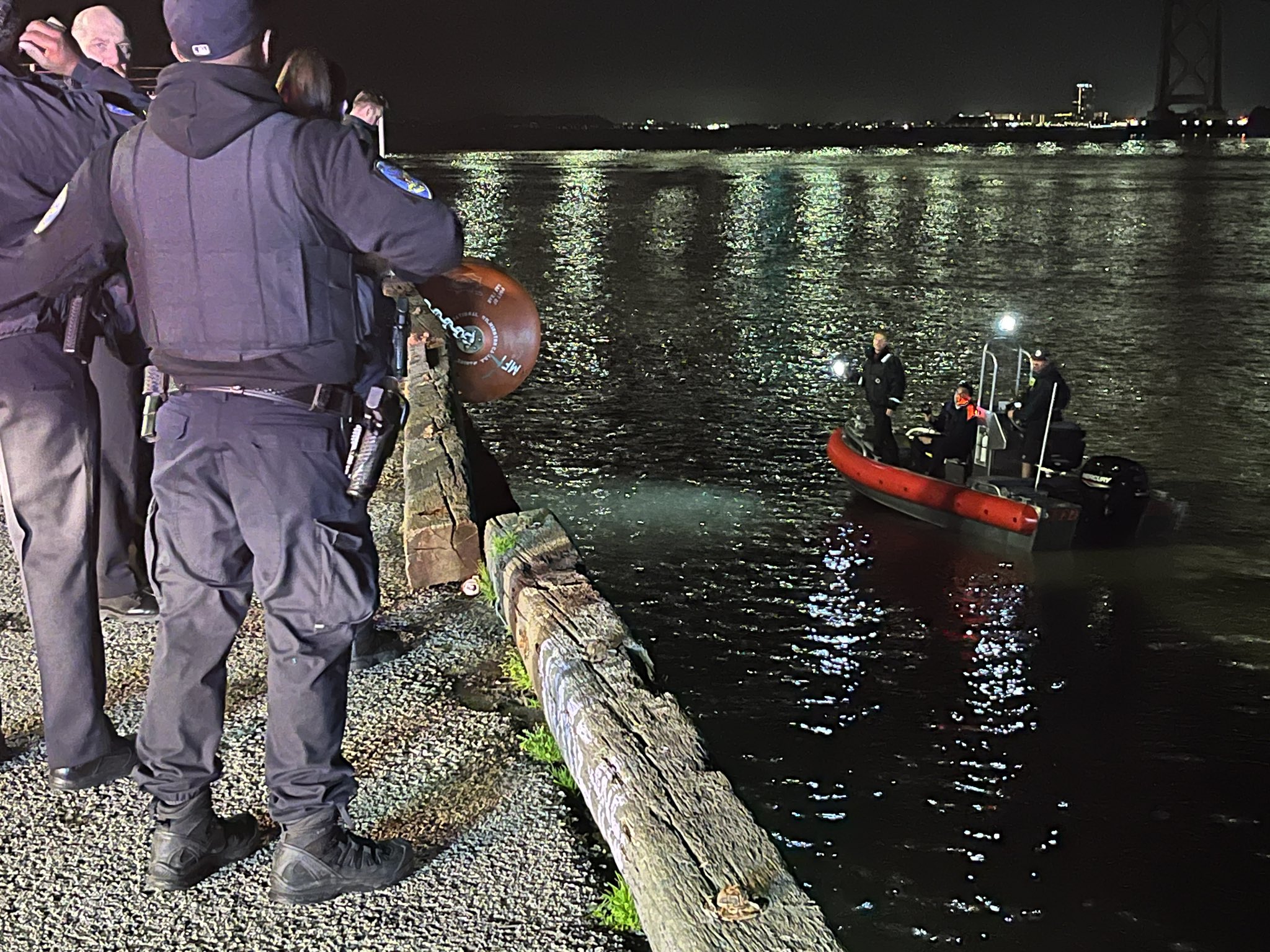 One rescued, one missing after falling into SF Bay at Pier 32