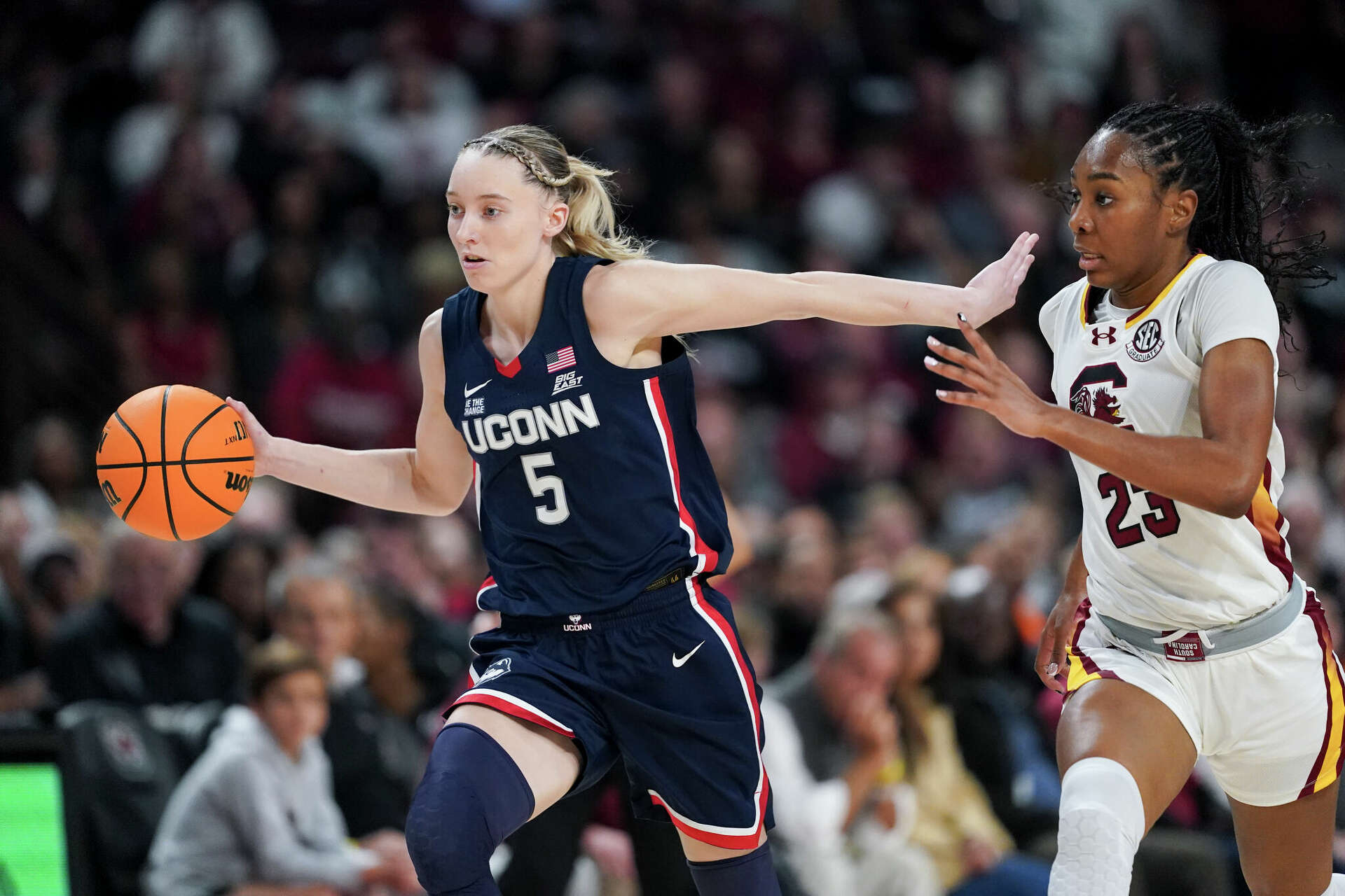 UConn women's basketball stays at No. 5 in AP Top 25 Poll