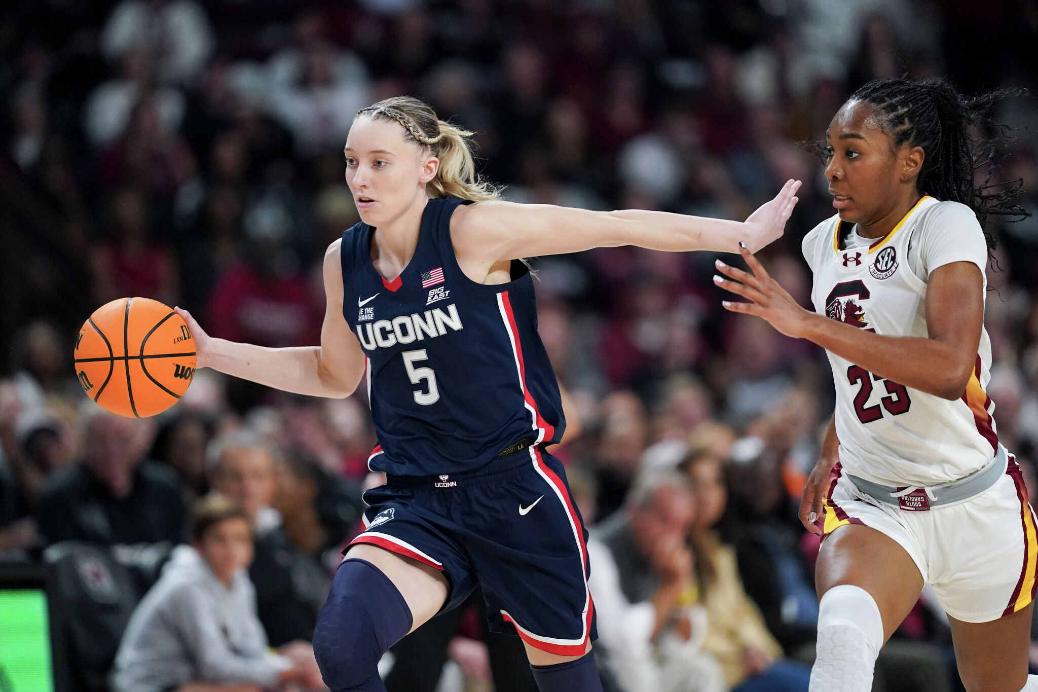UConn women's basketball stays at No. 5 in AP Top 25 Poll