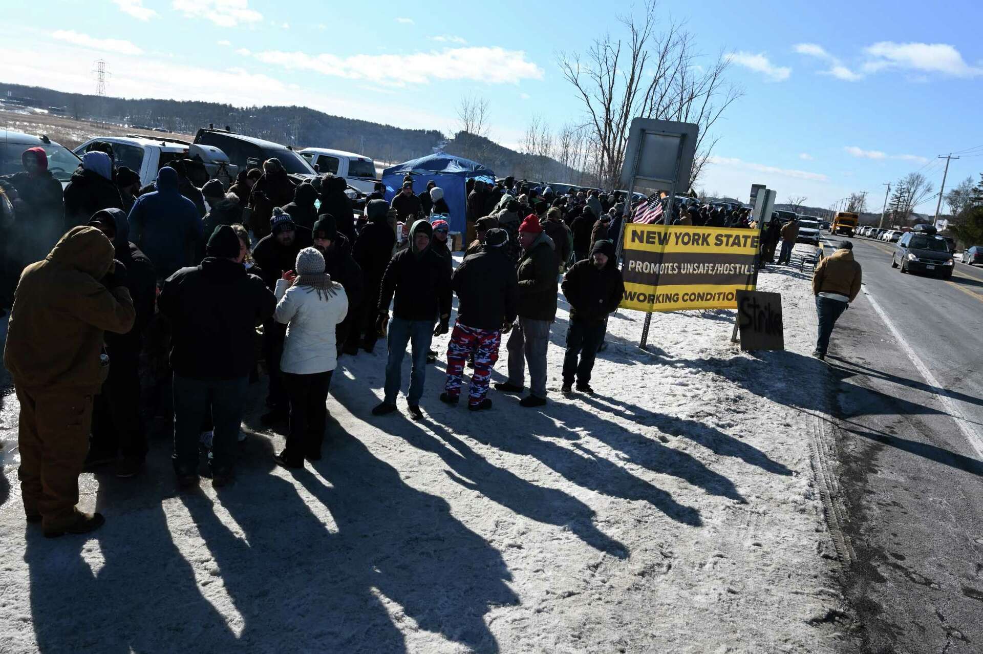 Prison strike eyed as motive for DOCCS bus set on fire