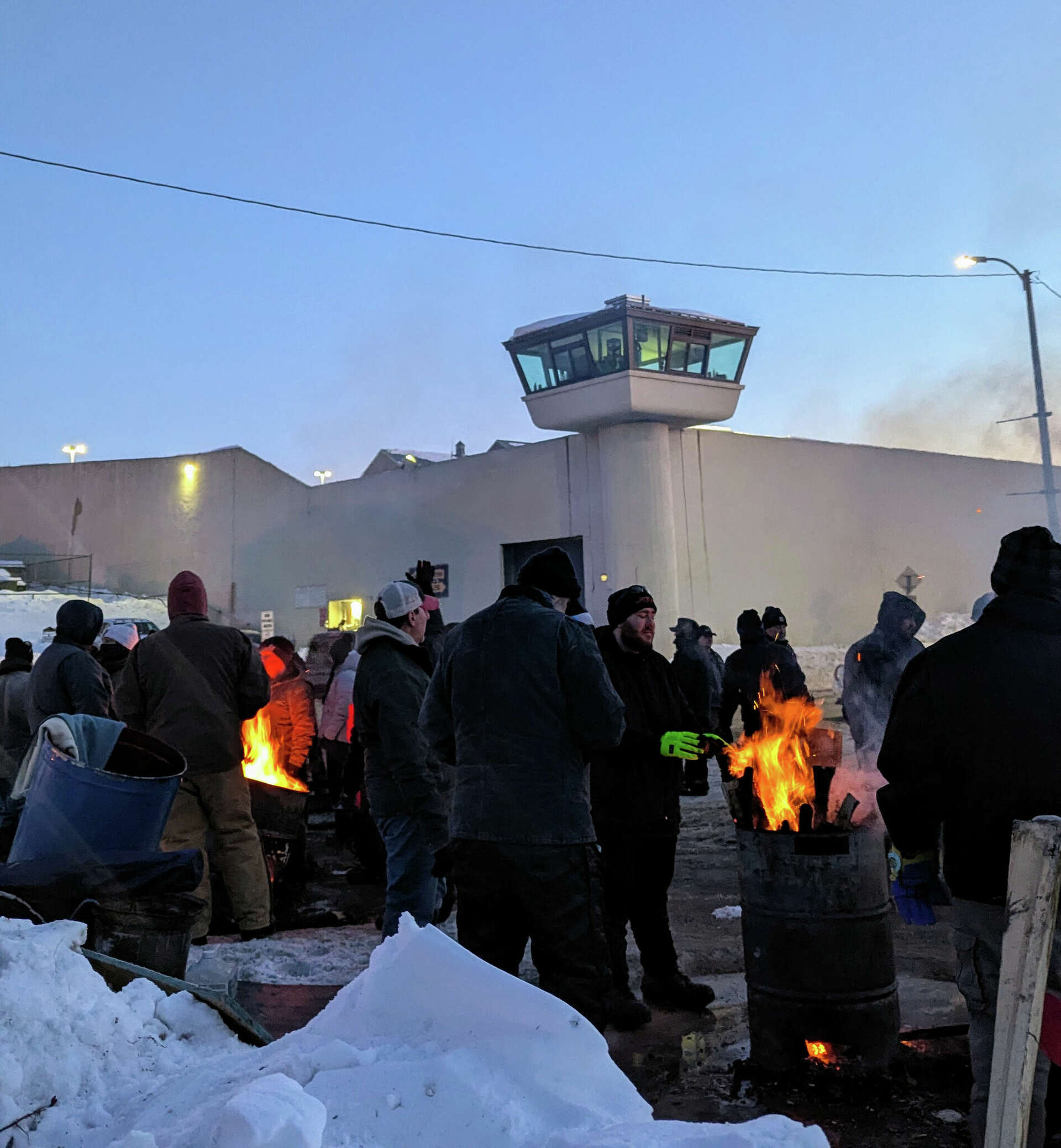 Prison strike eyed as motive for DOCCS bus set on fire