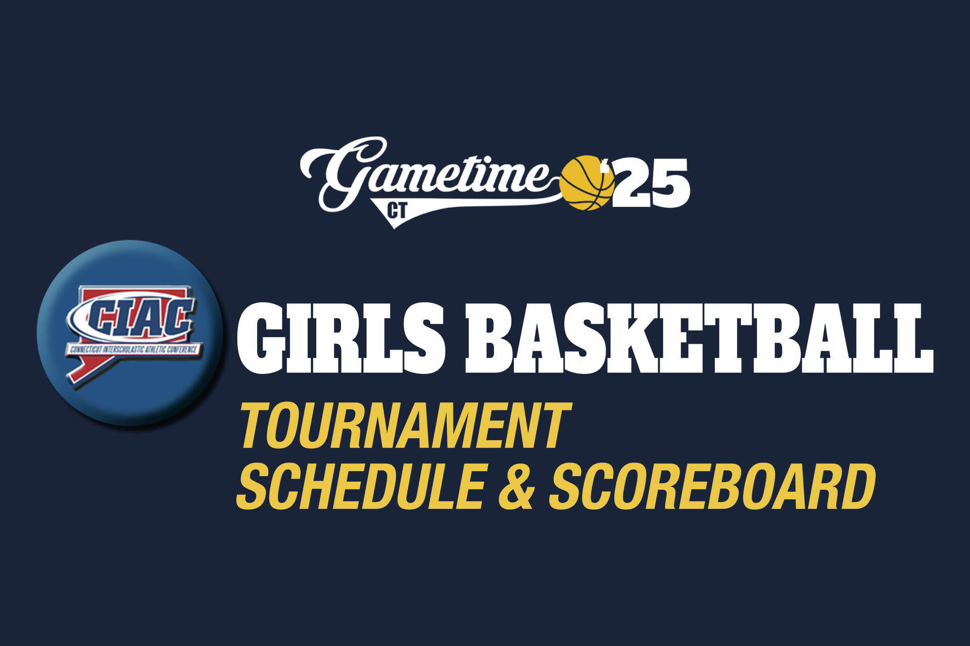 CIAC girls high school basketball tournament scoreboard, schedule 2025