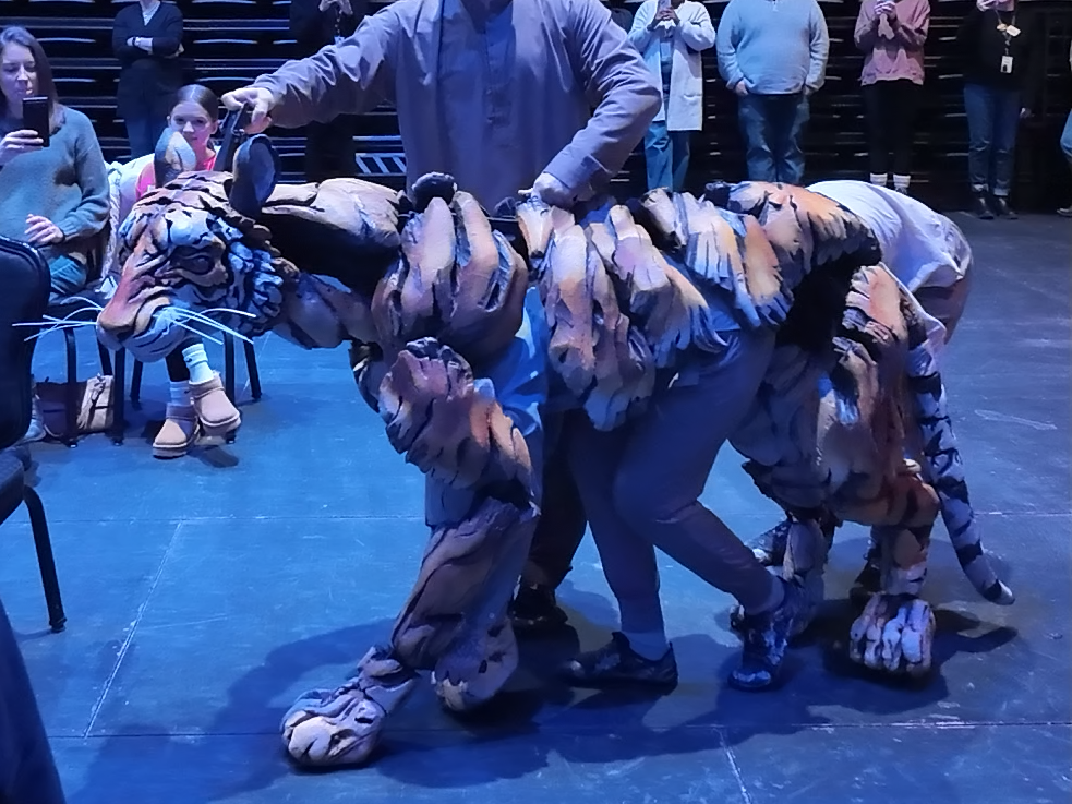 Up close with "Life of Pi' tiger puppet Richard Parker