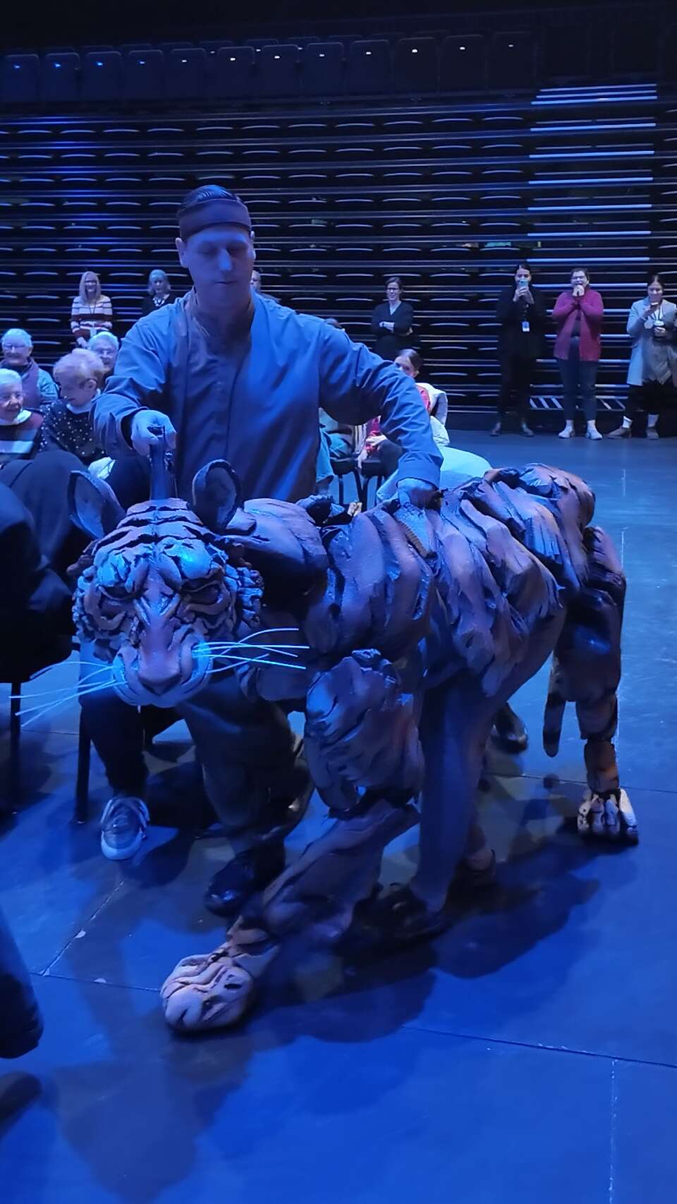 Up close with "Life of Pi' tiger puppet Richard Parker