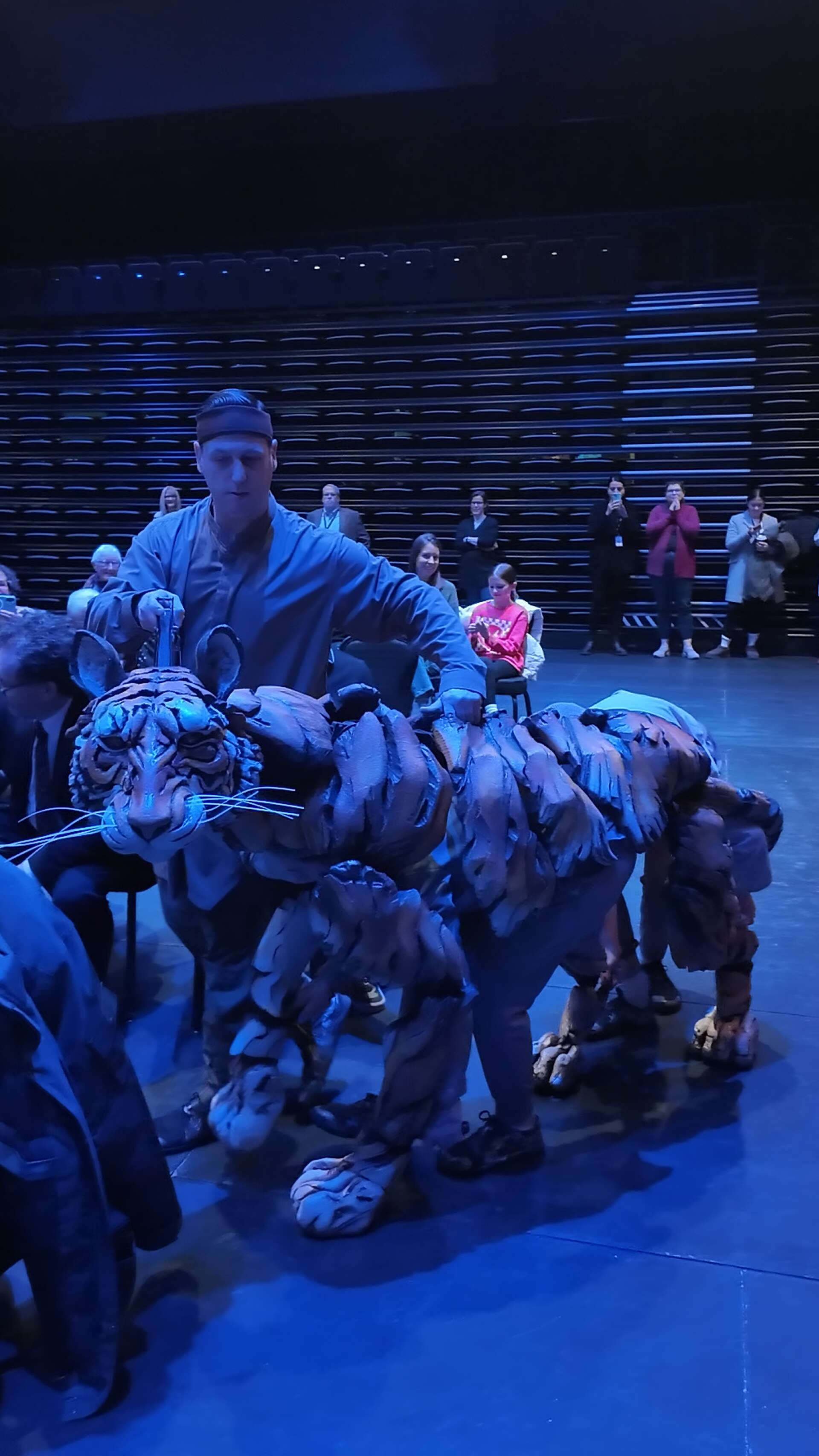Up close with "Life of Pi' tiger puppet Richard Parker