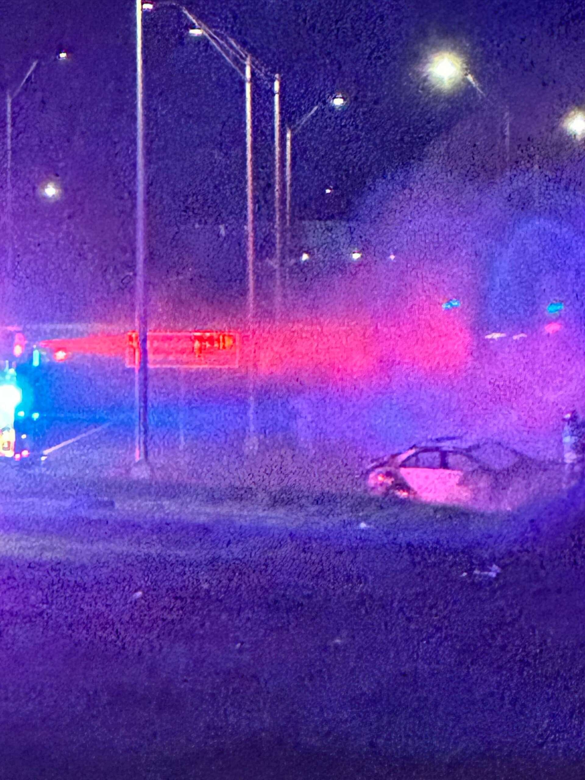 Driver fled scene after crash as car caught fire in Laredo