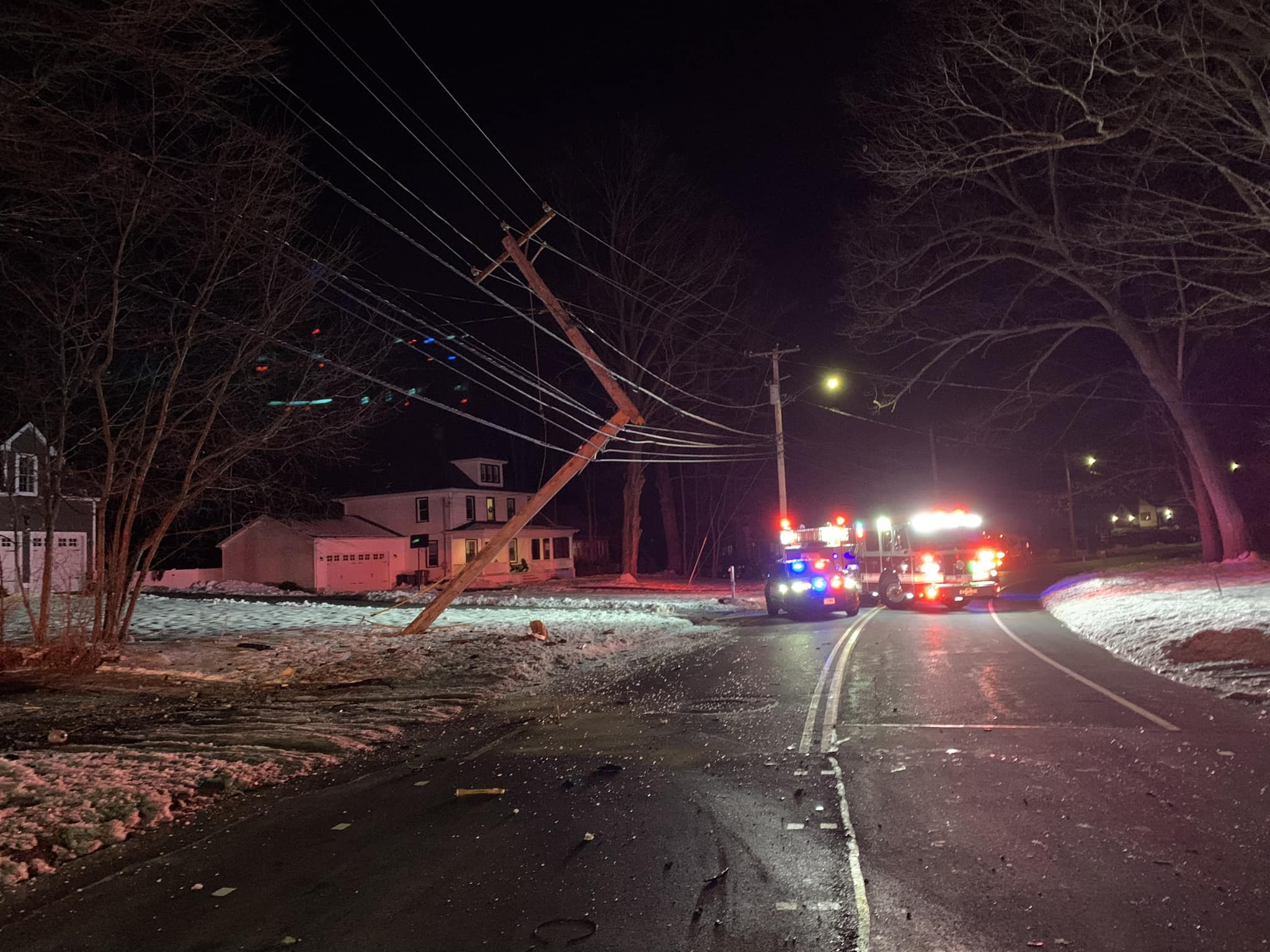 North Haven crash on Maple Avenue sends two to hospital, police say
