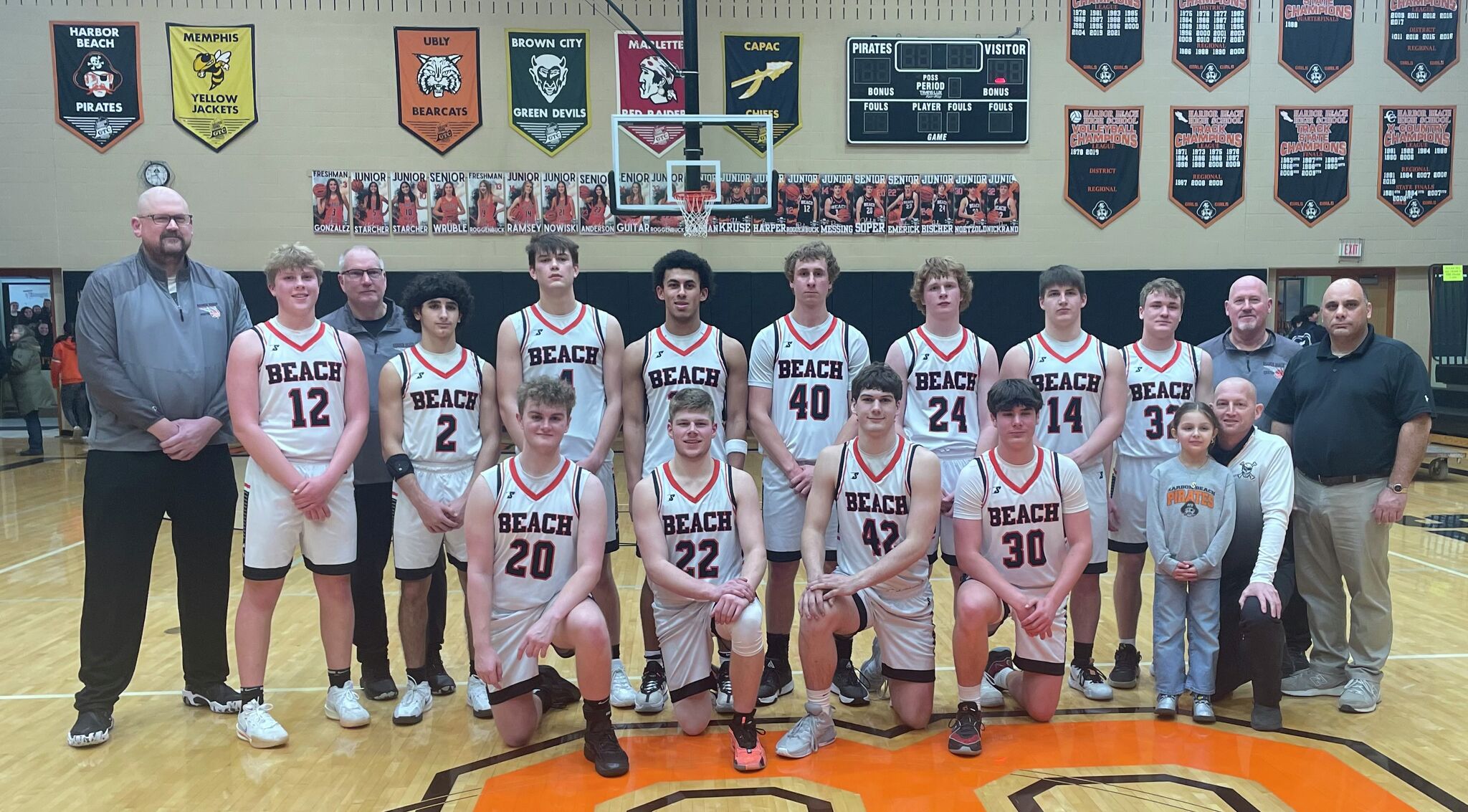 Thumb area basketball final scores for Friday, Feb. 21