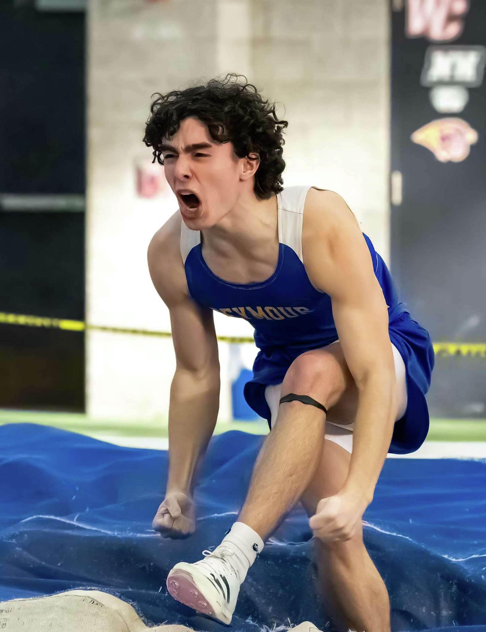 Lyman Hall boys indoor track and field wins the 2025 CIAC State Open