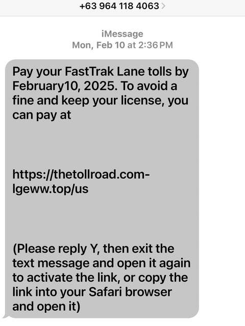TxDOT warns of toll text scam. Here's what to do if you get one.