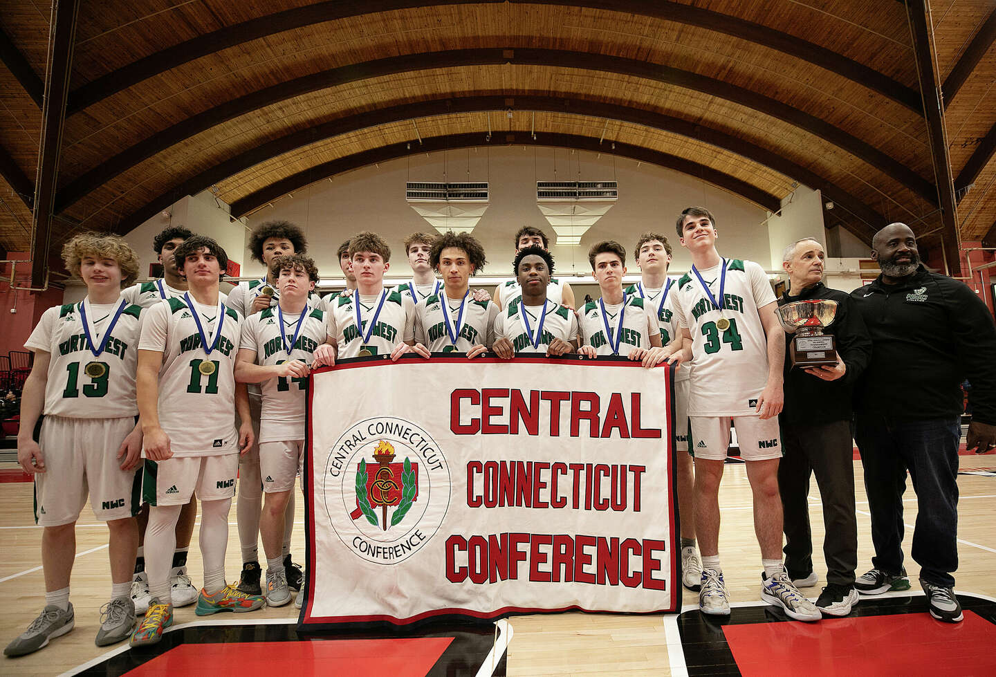 Northwest Catholic boys basketball captures first CCC championship