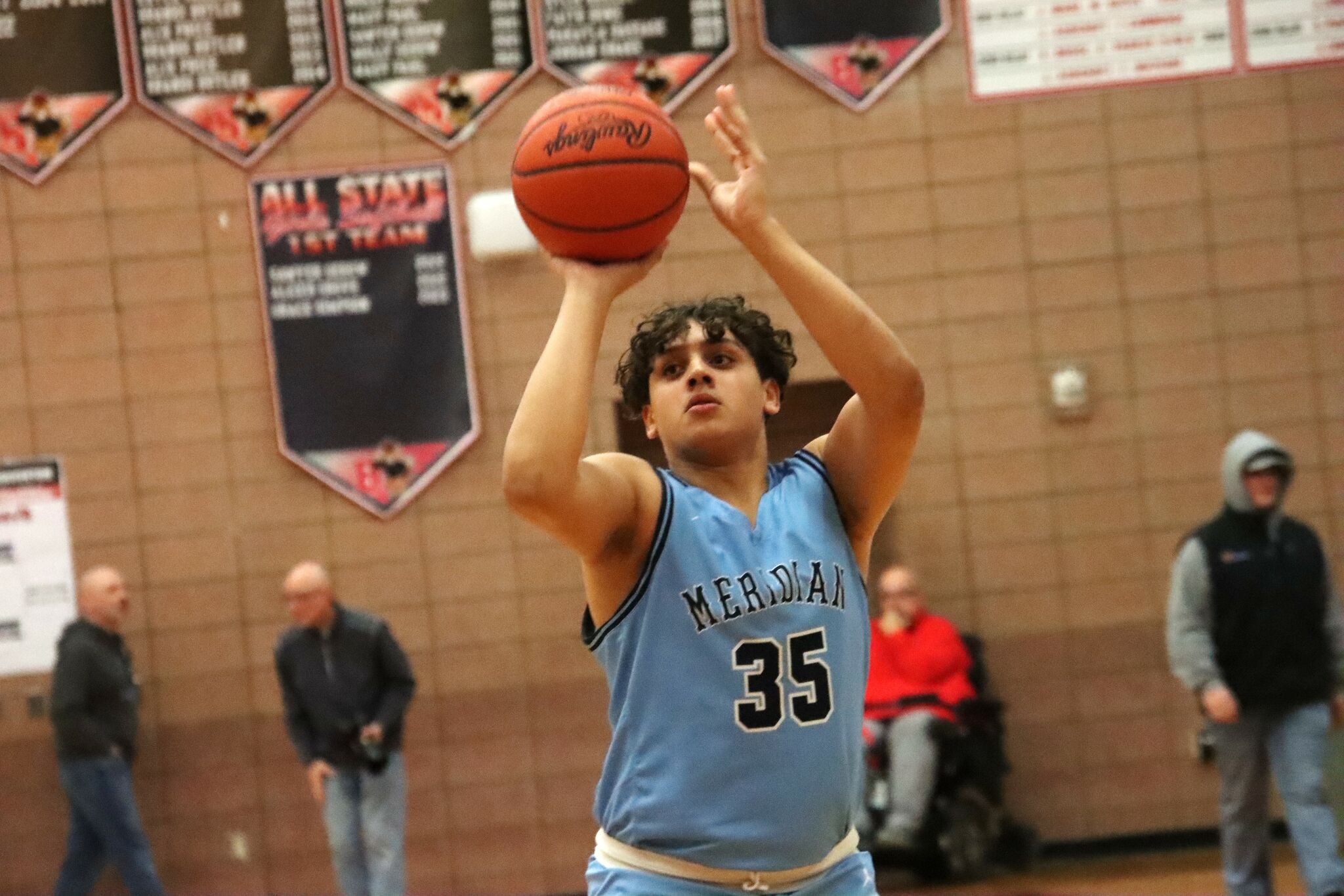 Mustangs edge All Saints in district opener
