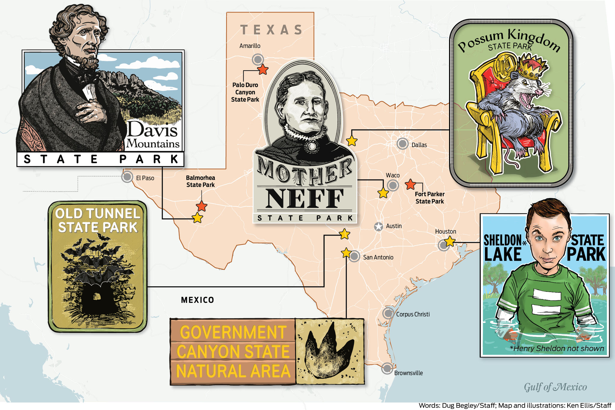 Possum Kingdom? Balmorhea? How 10 Texas state parks got their names