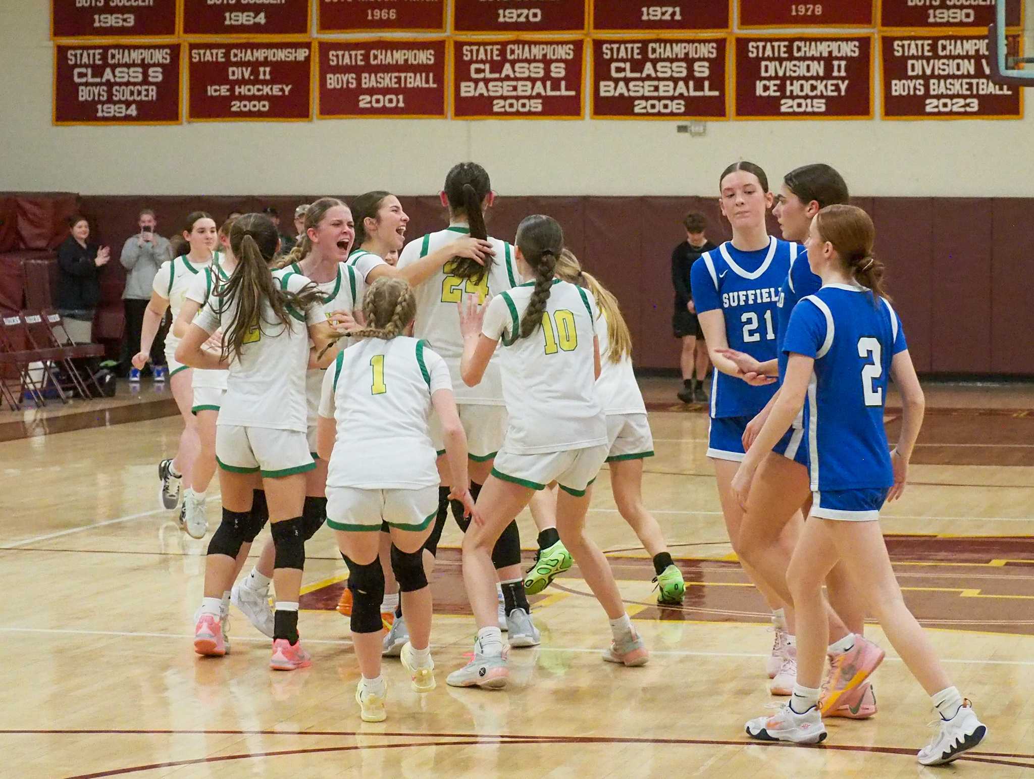 Coventry girls basketball holds off Suffield to win NCCC Tournament