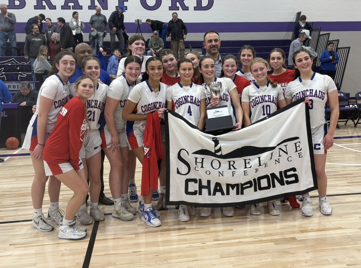Coginchaug girls basketball tops Morgan to win Shoreline championship