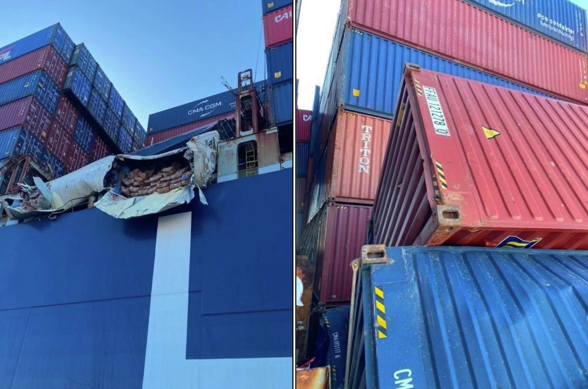 Cargo ship lost 23 containers off California coast due to data error