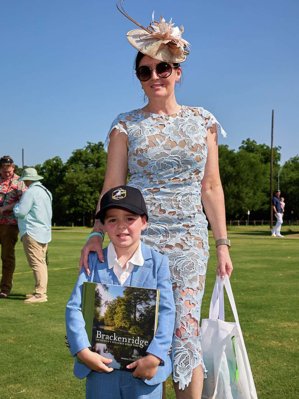 Former KSAT-TV anchor Ursula Pari rides for Polo in the Park