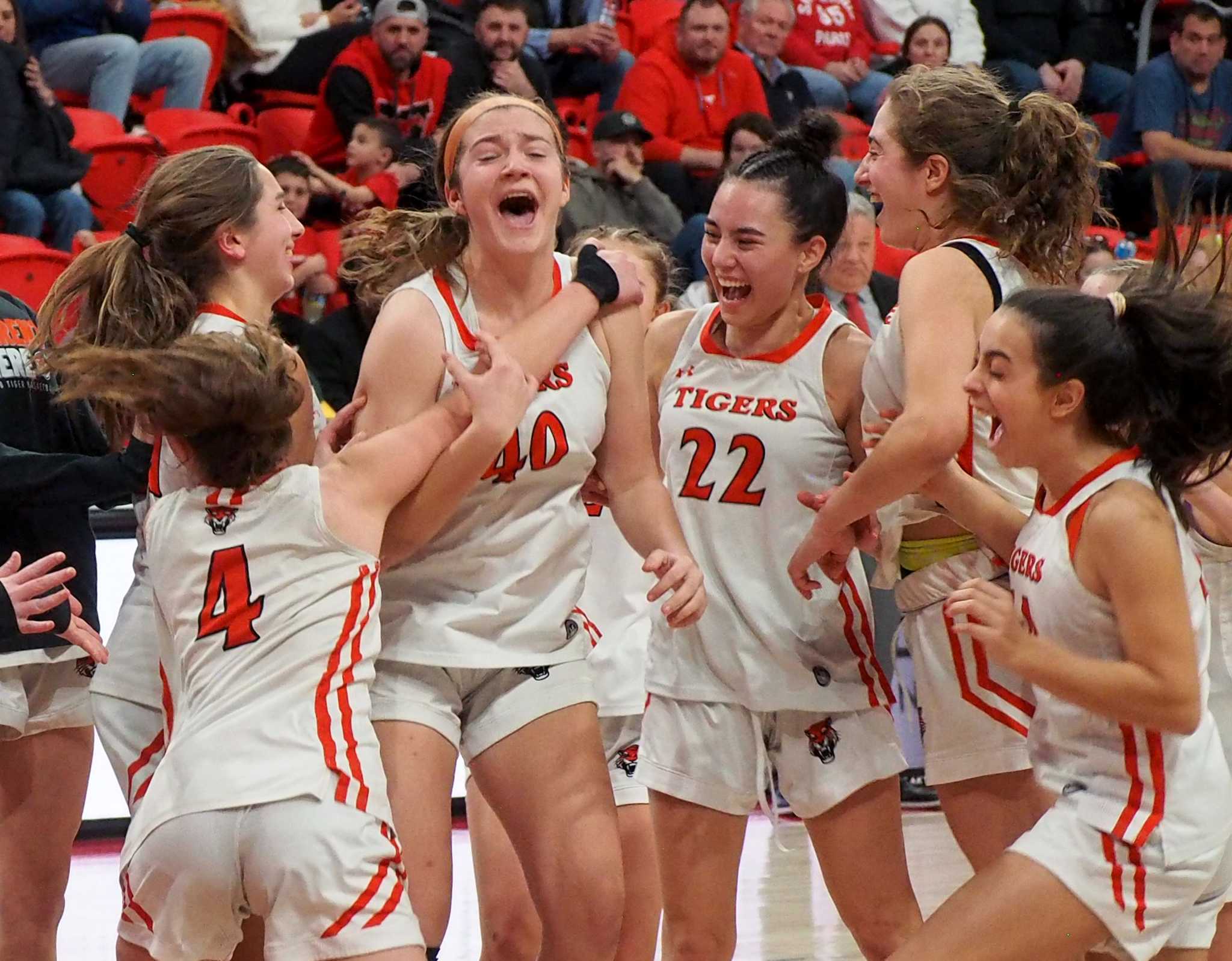 Ridgefield tops Fairfield Warde in FCIAC girls basketball championship