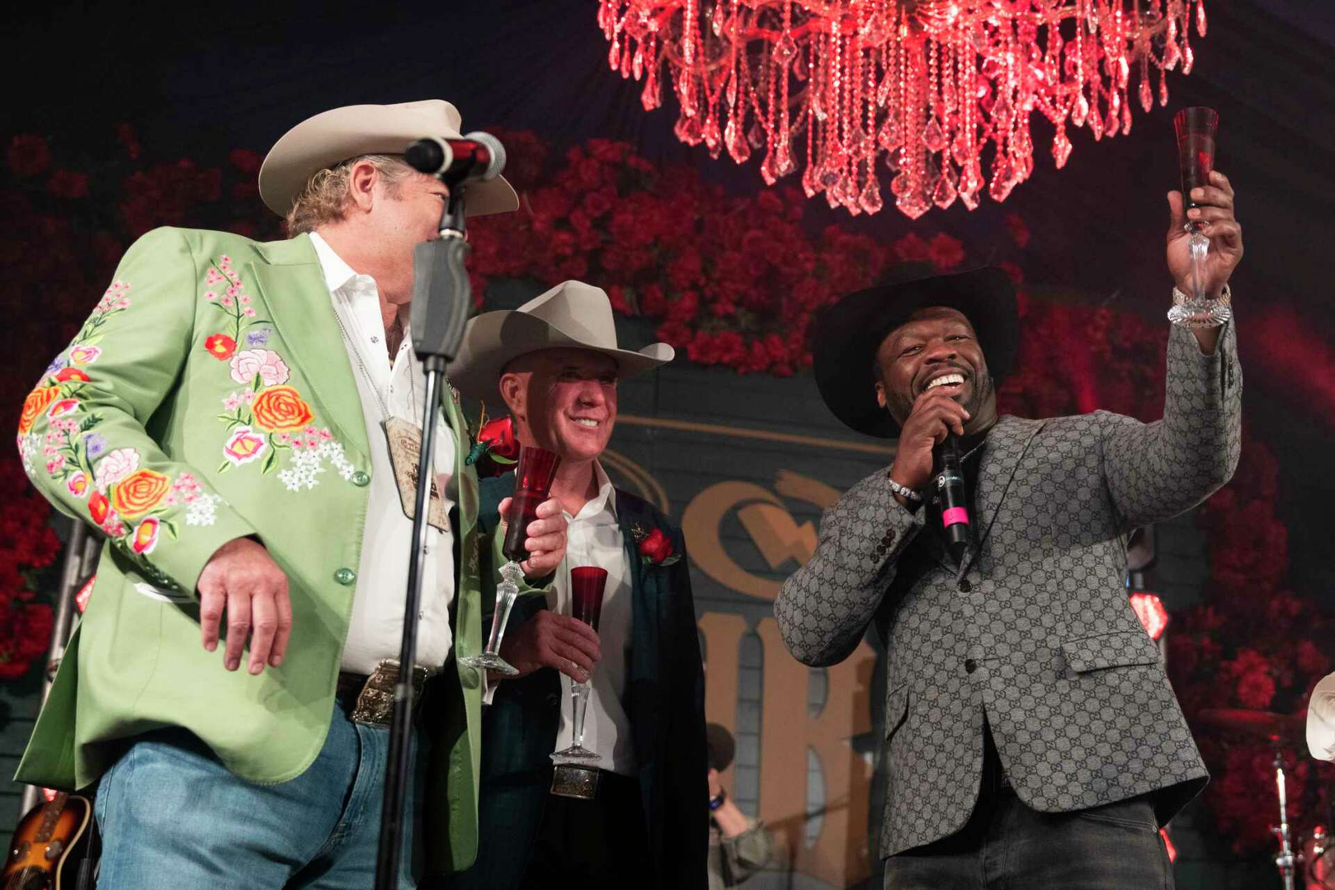 Exclusive: Inside the Cotton Q Club tent with 50 Cent, Tilman Fertitta