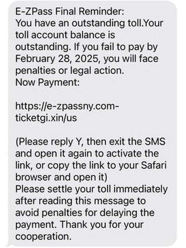 How to spot a fake E-ZPass message as toll text scams spread