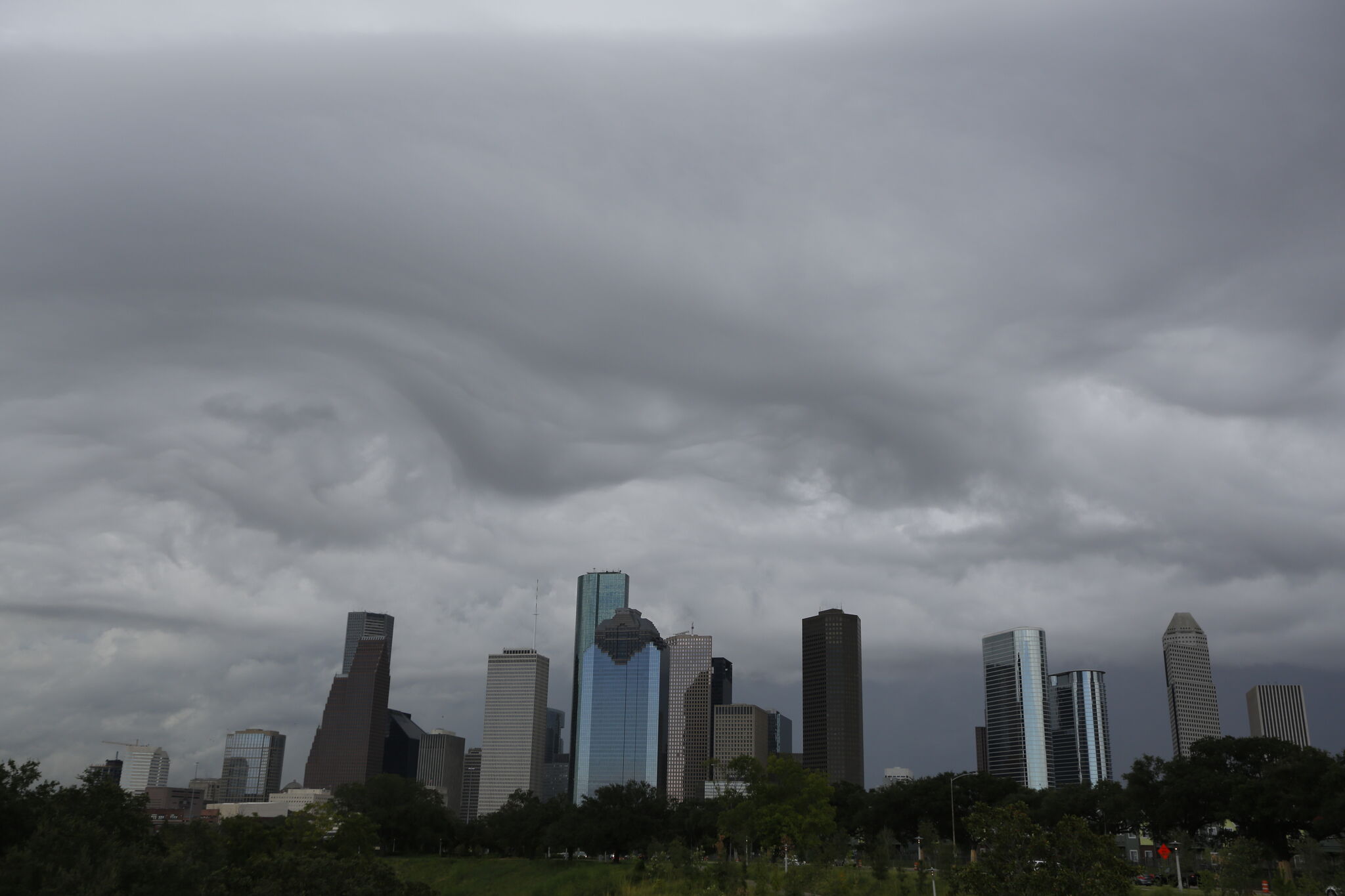 Does I-10 block Houston storms? No, it's all about microclimates