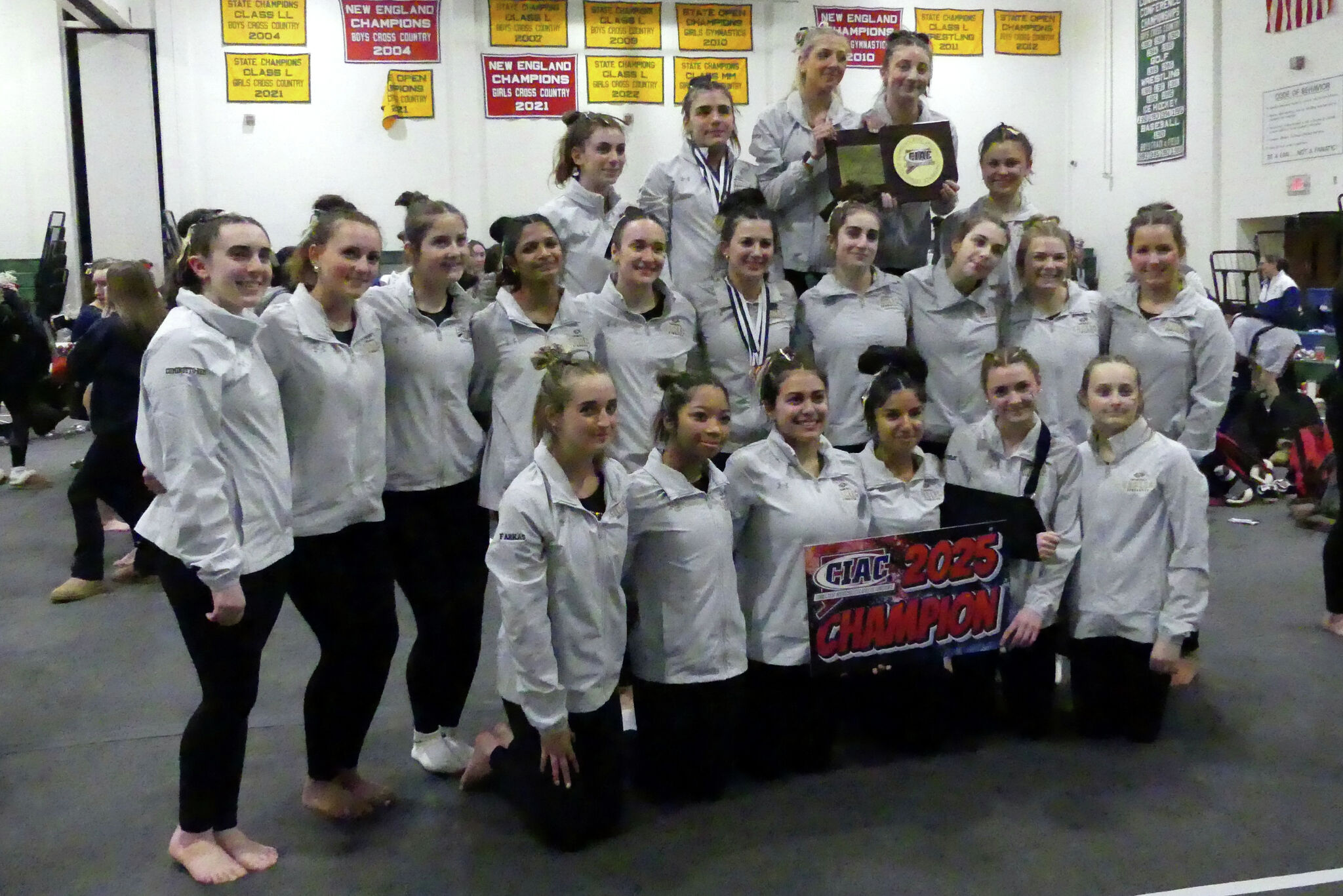 Pepin wins all-around, leads Trumbull gymnastics to CIAC Open title