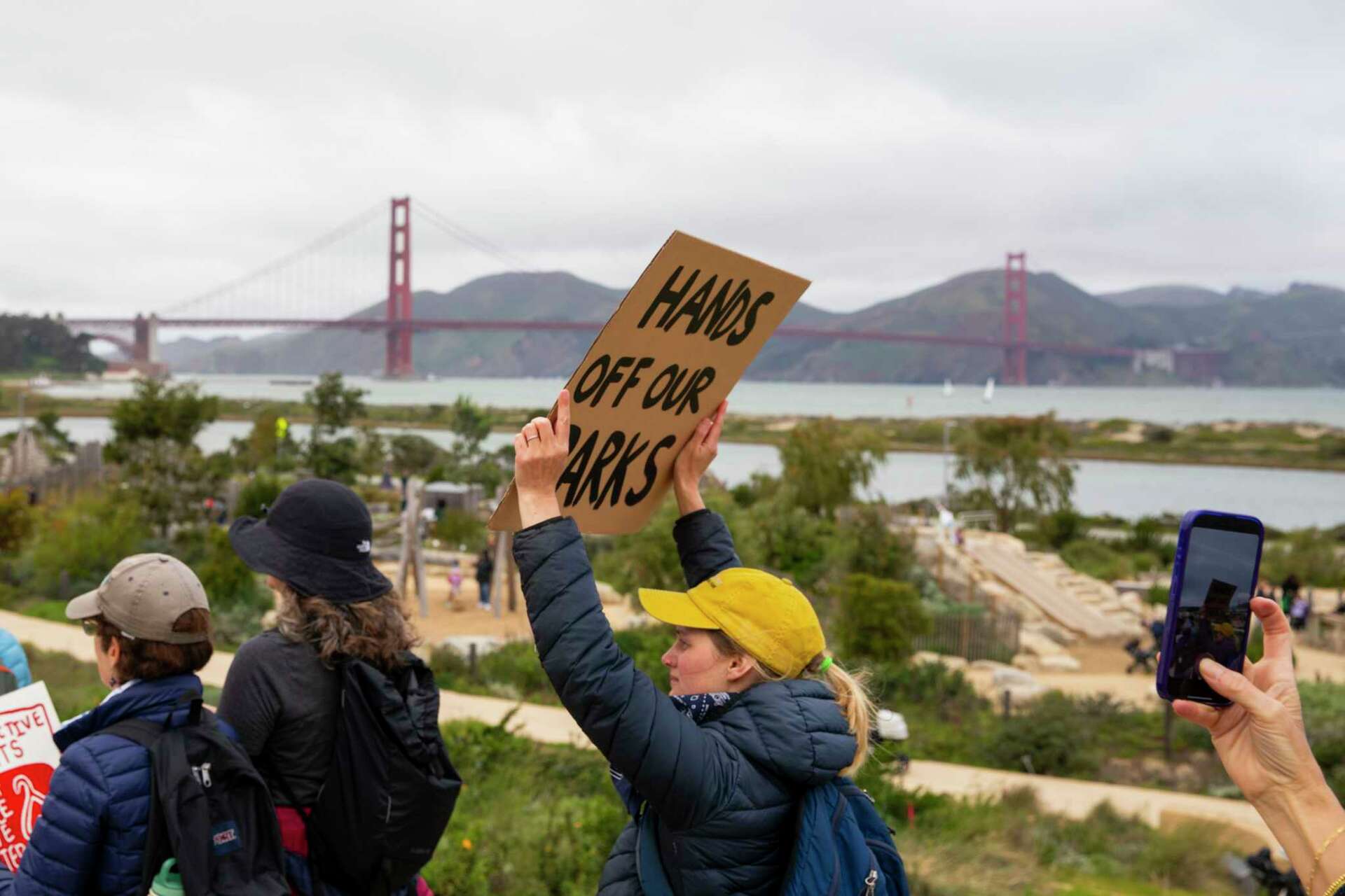 ‘Protect the parks’: Protesters in Yosemite, Bay Area blast Trump cuts