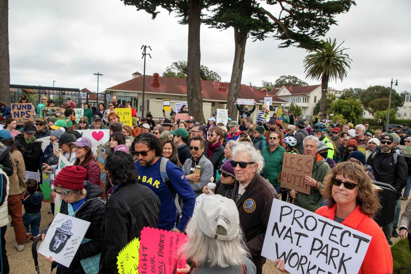 ‘Protect the parks’: Protesters in Yosemite, Bay Area blast Trump cuts