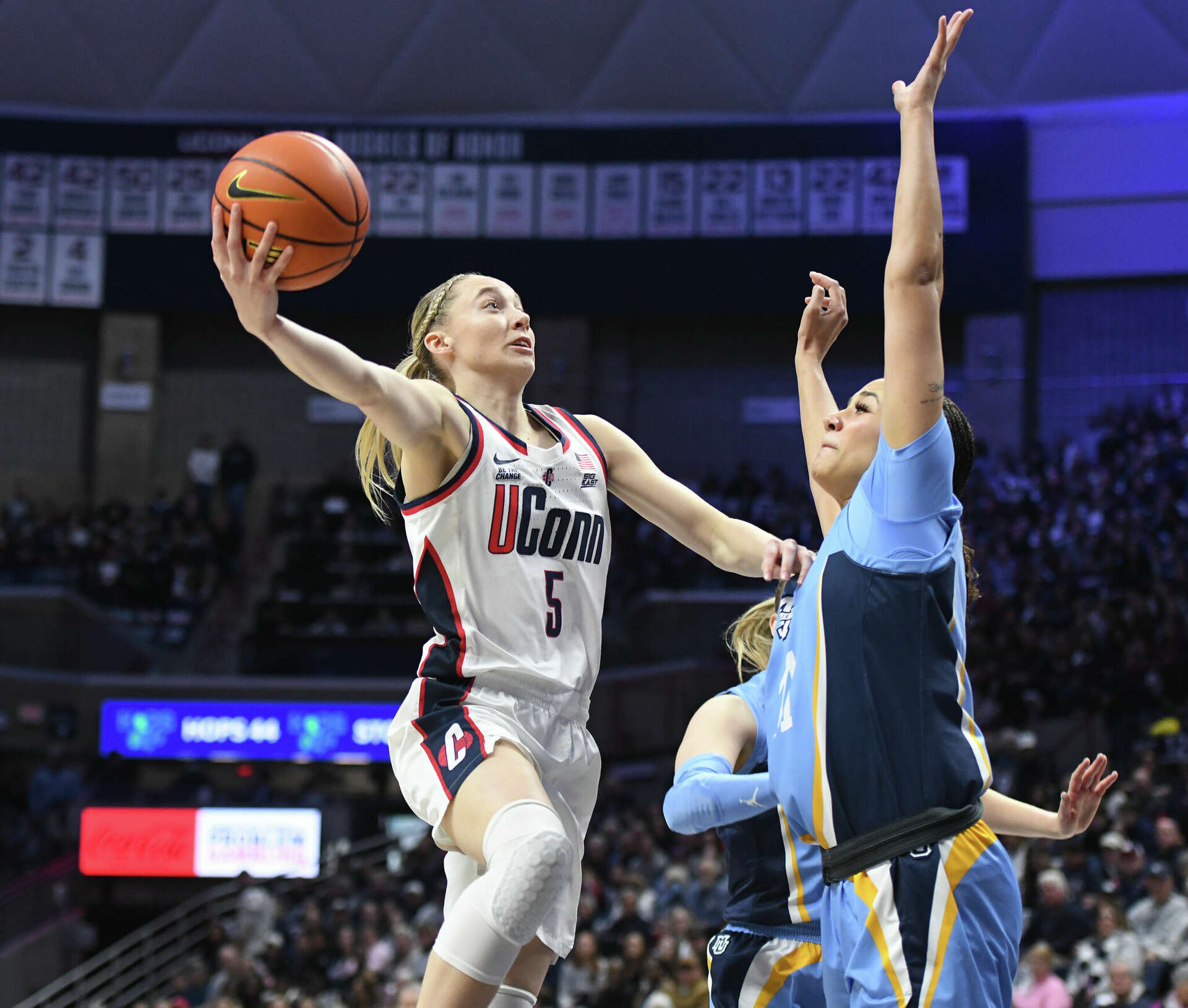 UConn women's basketball ends regular season with rout of Marquette