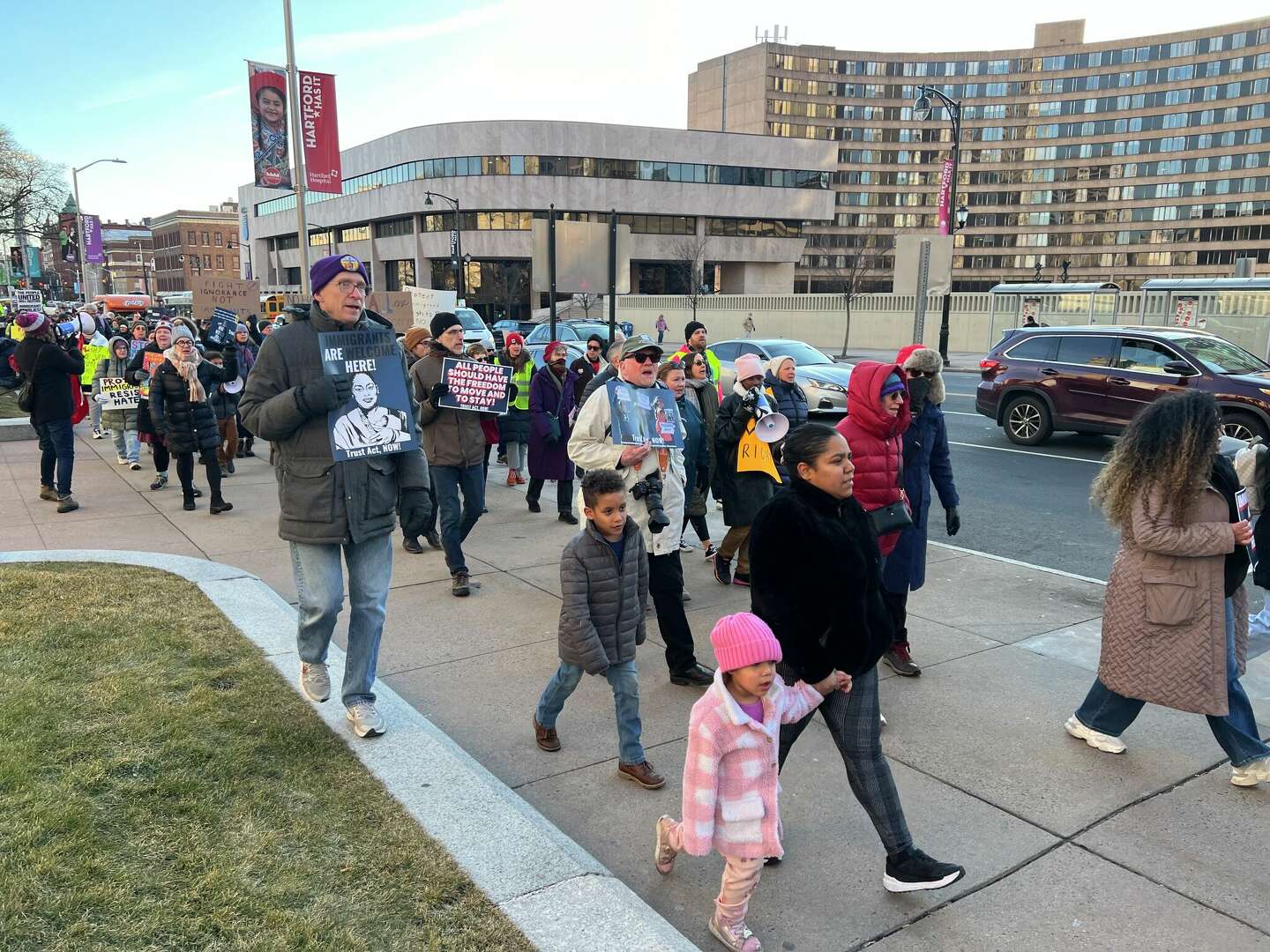 Immigration advocates rally in Hartford to highlight CT's Trust Act