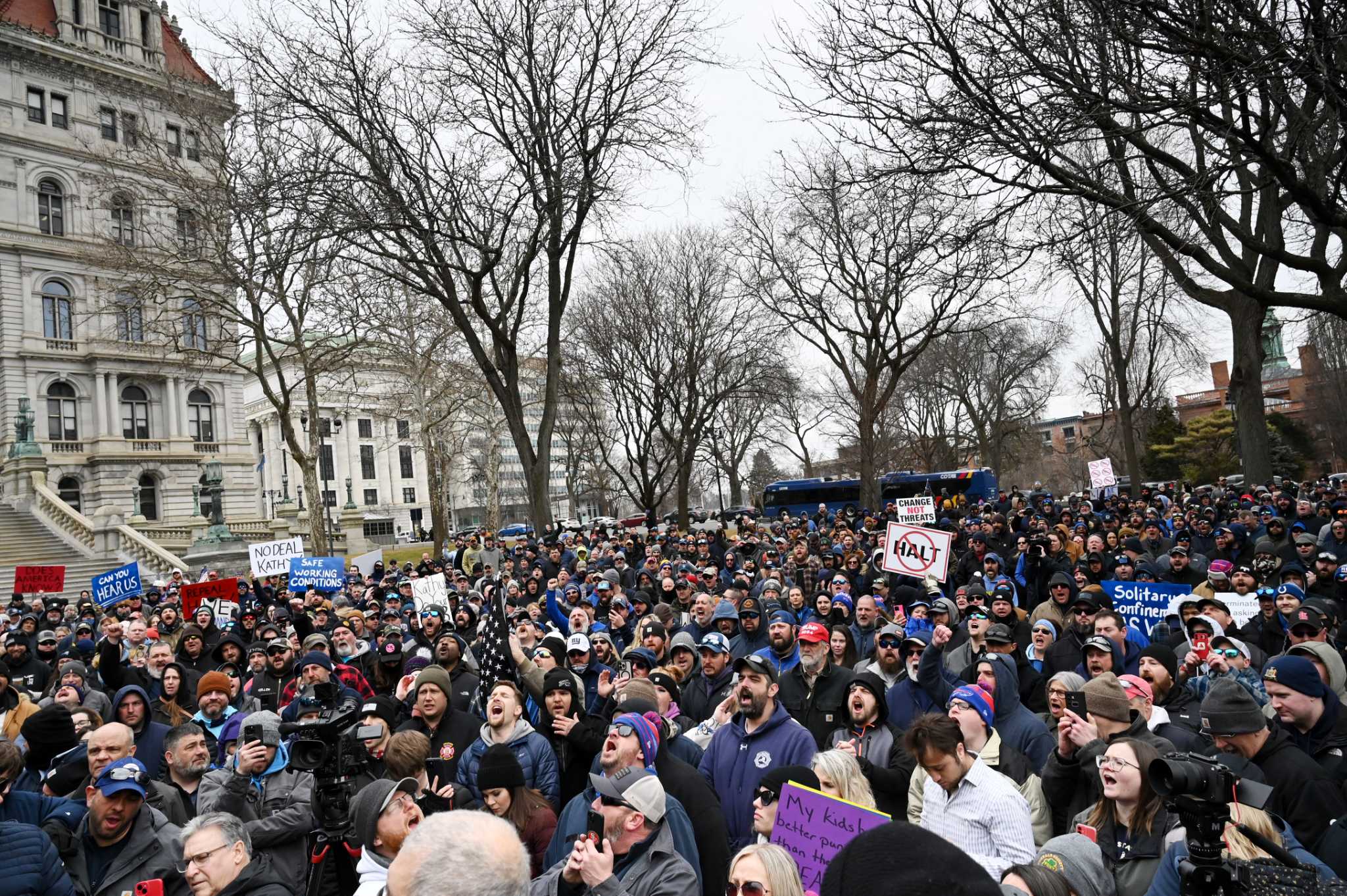 Stephanie Rivas, morning anchor at NEWS10ABC WTEN, leaving the station