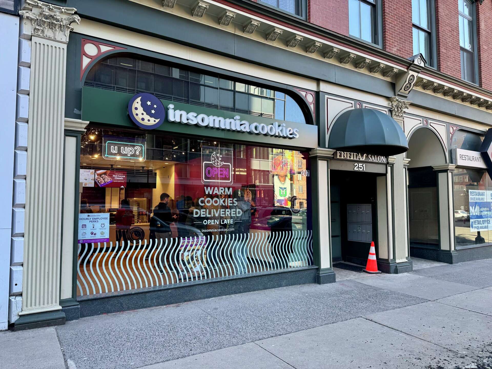 Insomnia Cookies' Hartford location, its third in CT, has opened