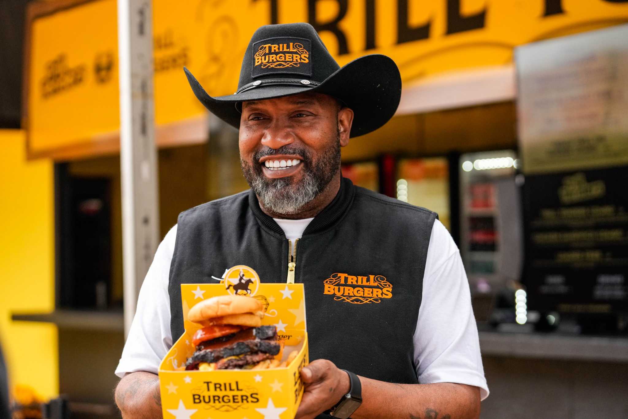 Trill Burgers introducing 'Trill Town' at Houston rodeo