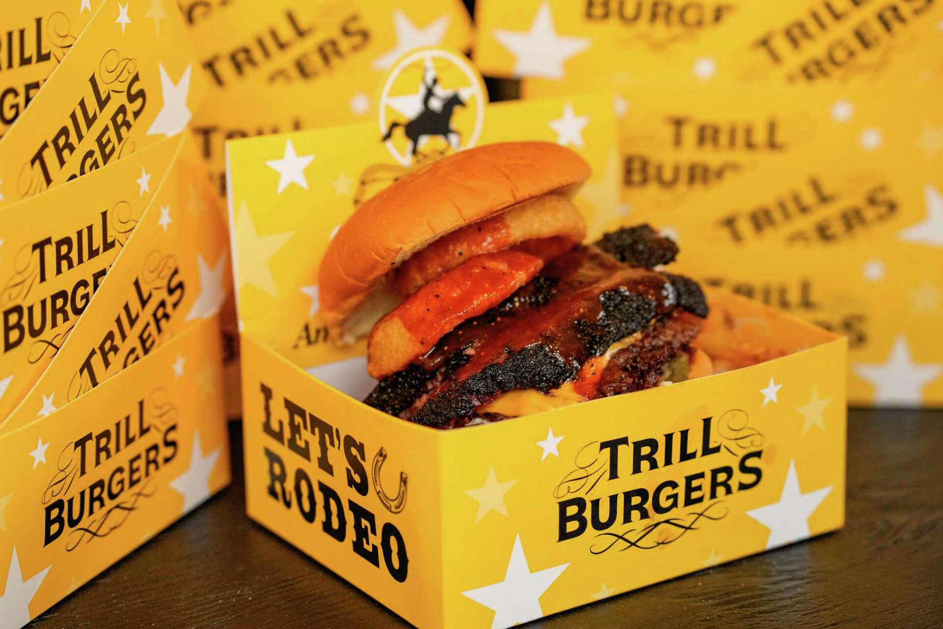 Trill Burgers introducing 'Trill Town' at Houston rodeo