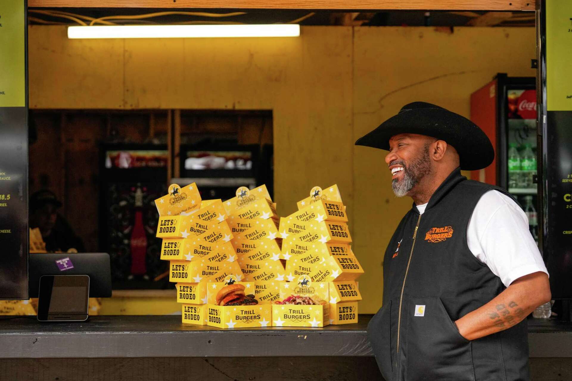 Trill Burgers introducing 'Trill Town' at Houston rodeo