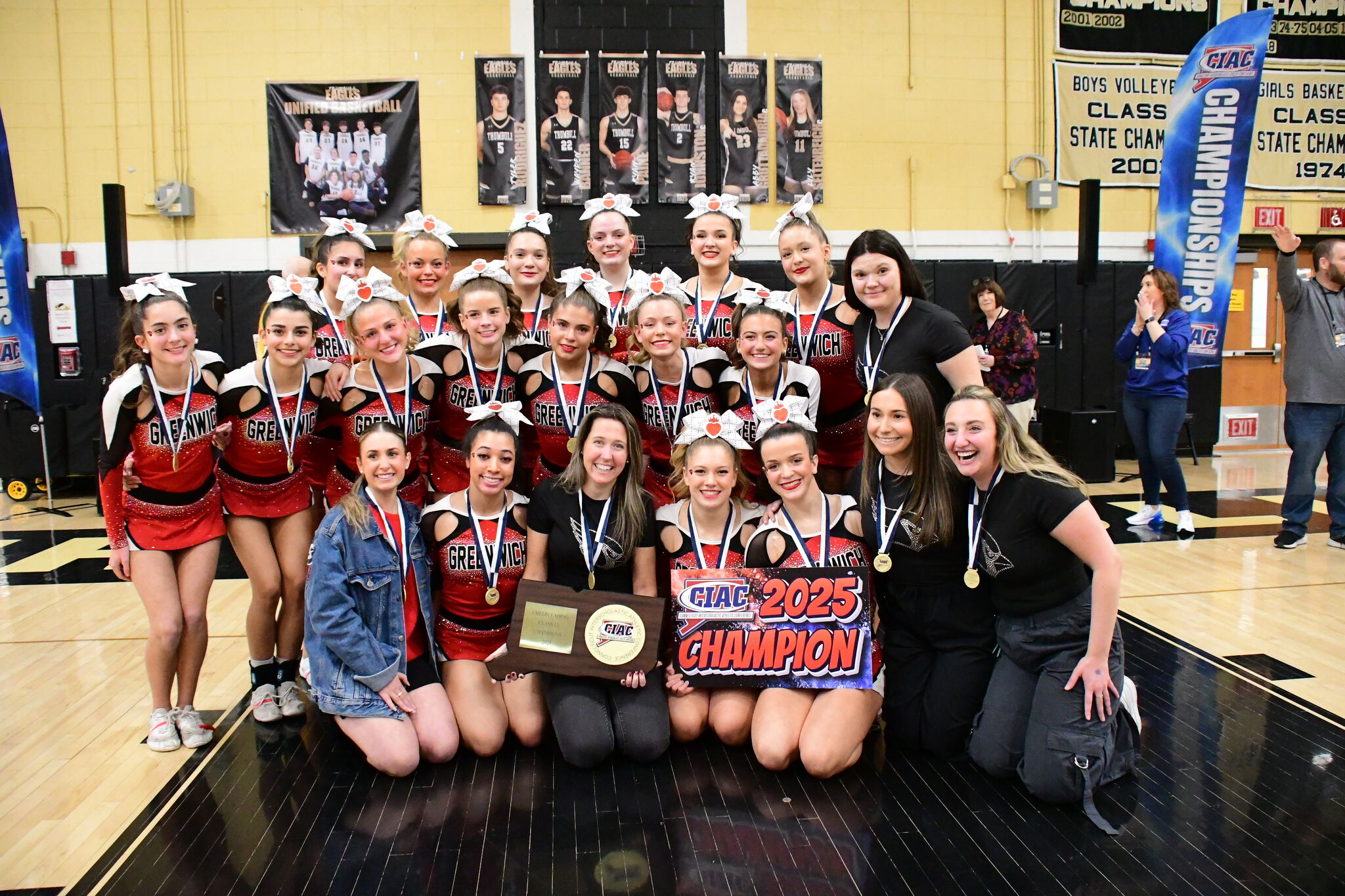Greenwich High School wins 2025 CIAC Class LL cheerleading state title
