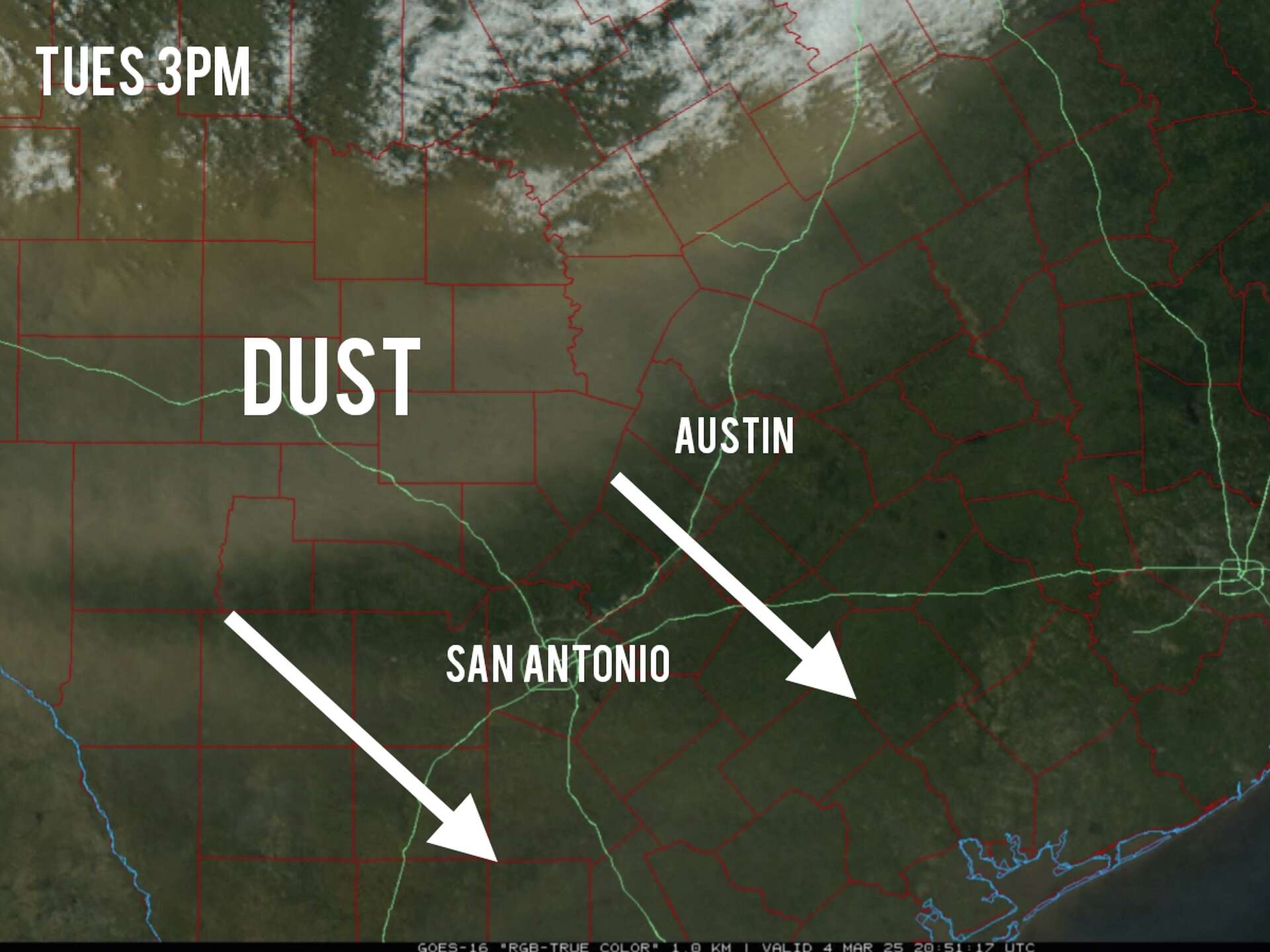 Dust storm moving toward San Antonio. Here’s when it arrives.