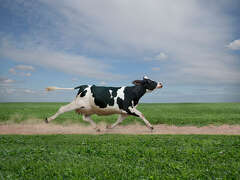 Cow escapes Houston Rodeo, runs through the street
