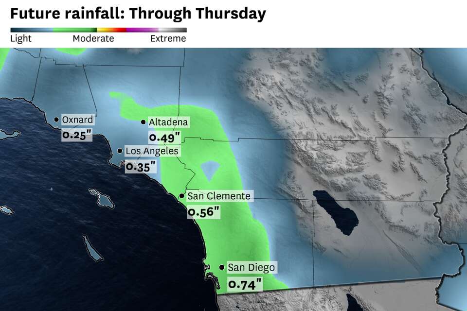 California faces back-to-back storms. Where rain, snow will fall