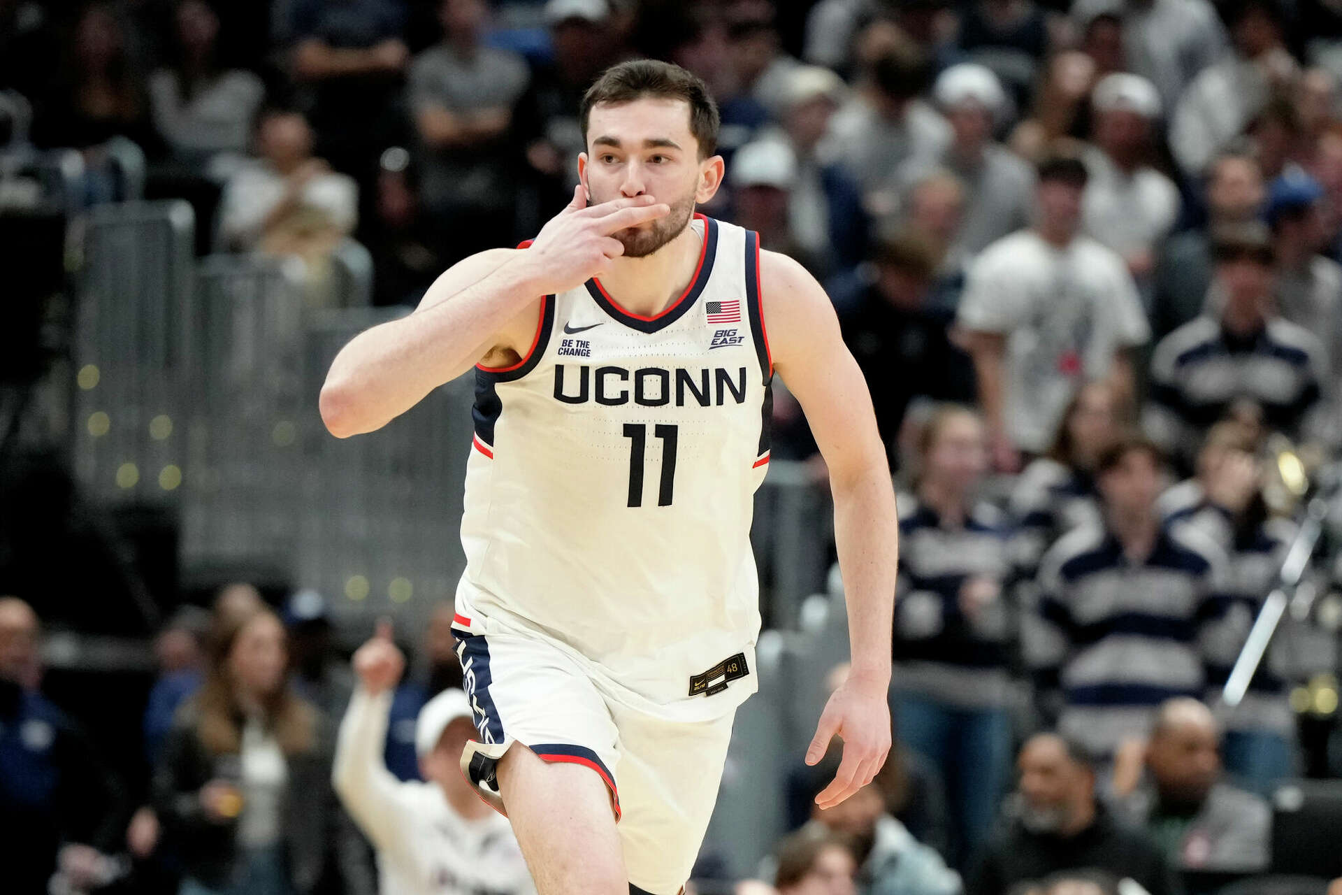 UConn men's basketball player Alex Karaban returns for senior season