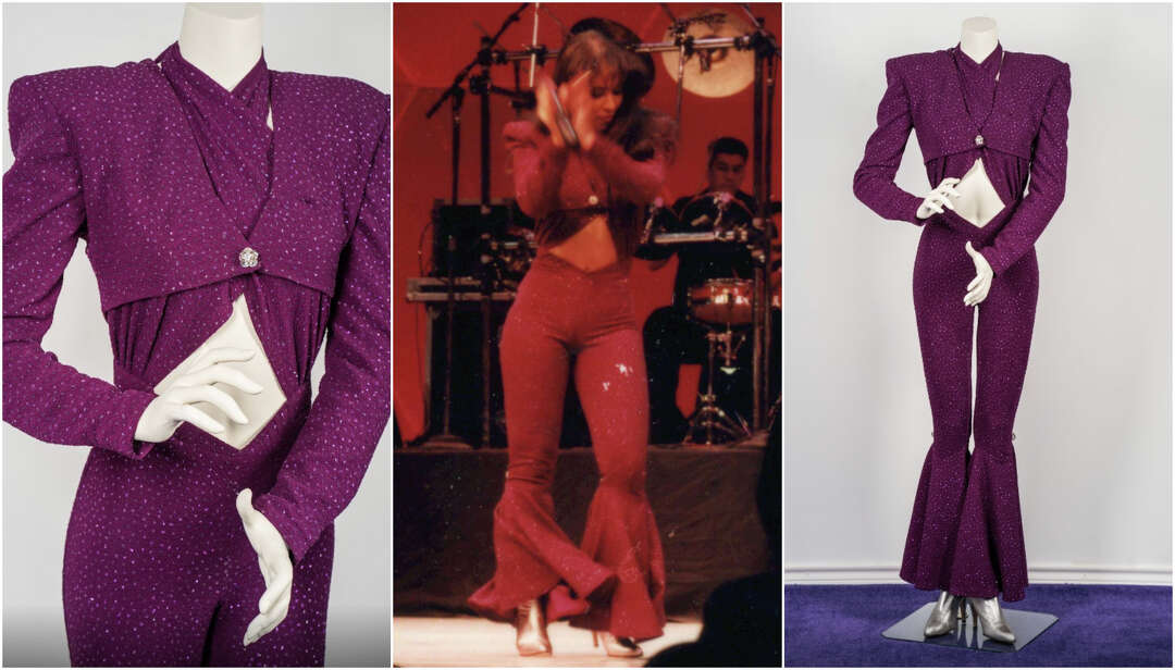 Selena's purple Houston Rodeo jumpsuit is a piece of fashion history