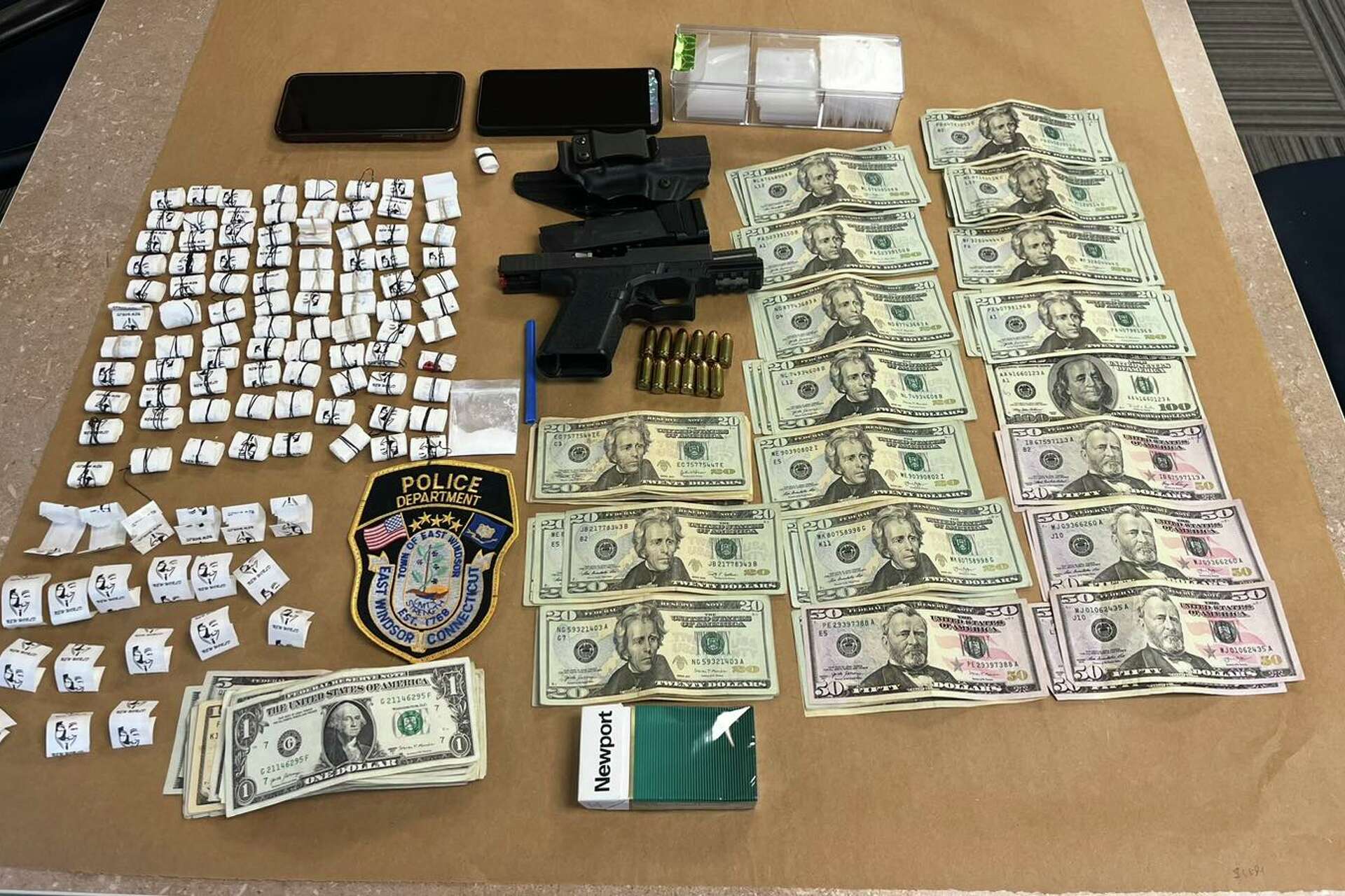 East Windsor man arrested with heroin, illegal firearm, police say