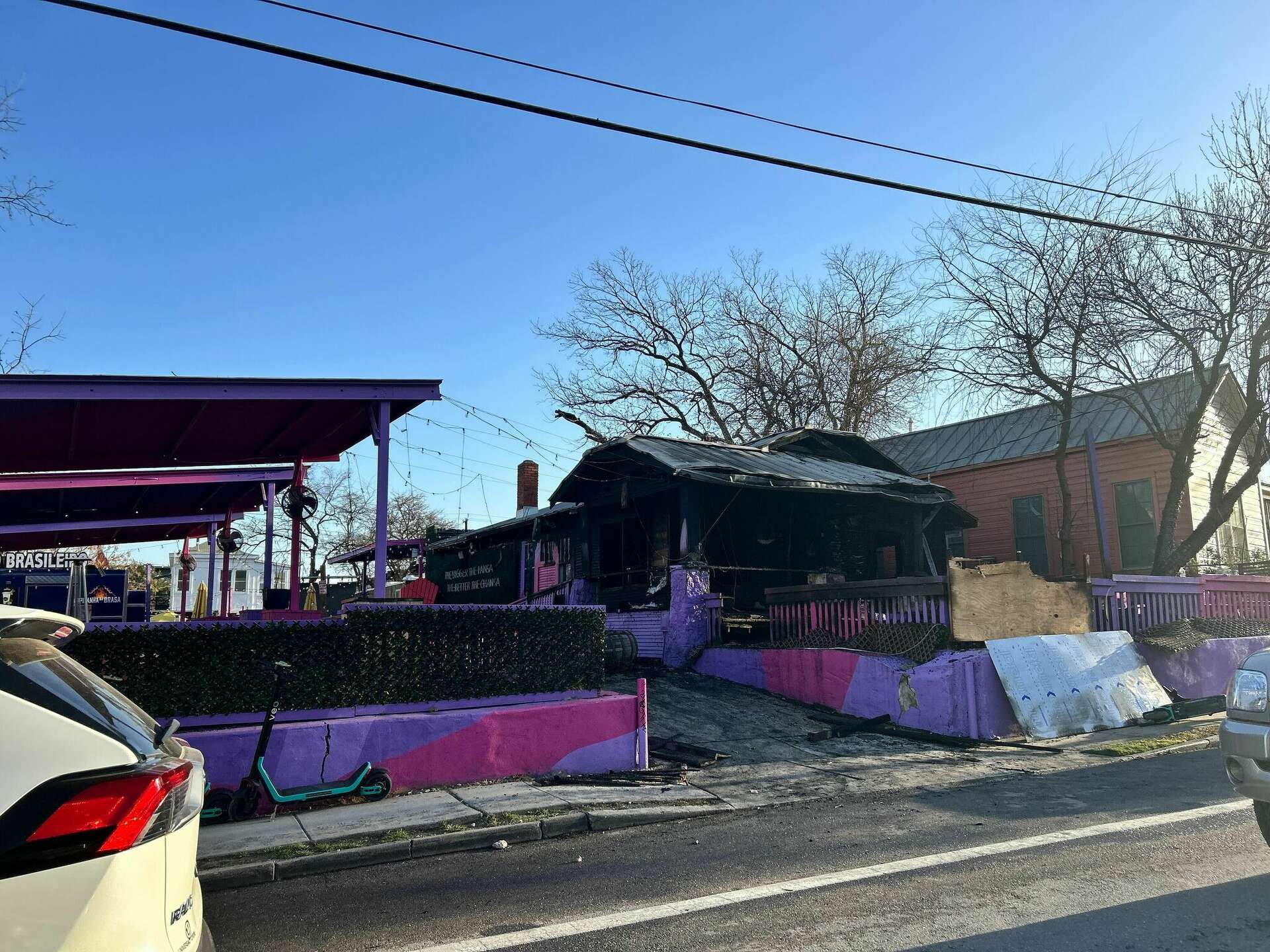 Bar near historic San Antonio brewery catches fire overnight